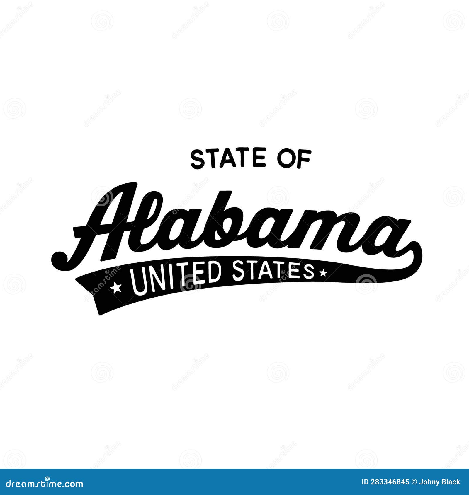 Alabama Lettering Design. Alabama, United States, Typography Design ...