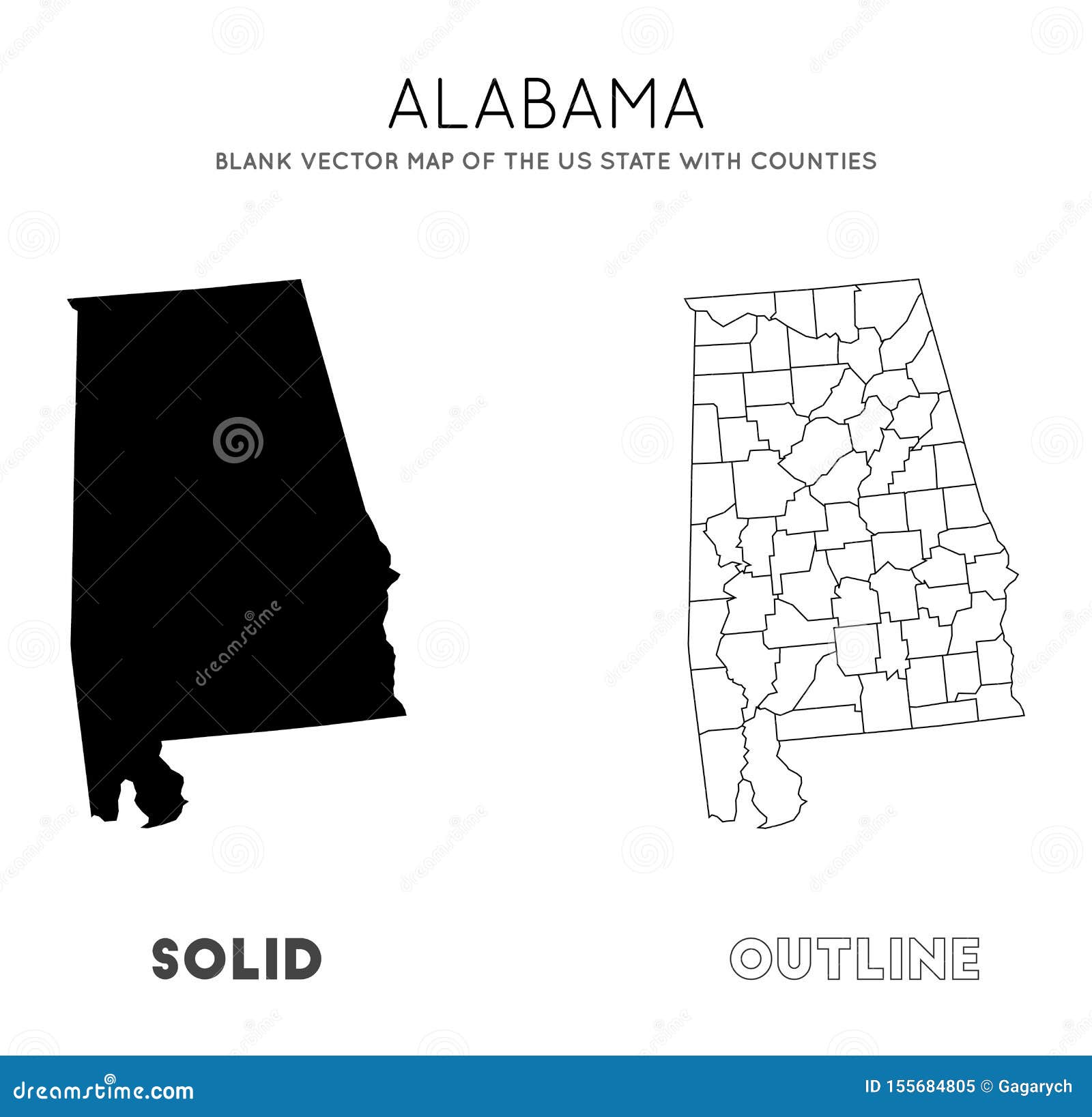 Alabama map. stock vector. Illustration of nationality - 155684805