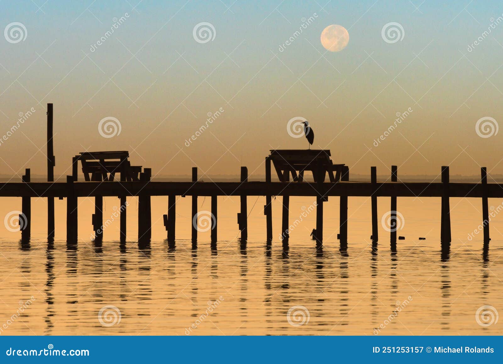 Alabama Moon stock image. Image of architecture, dusk - 251253157