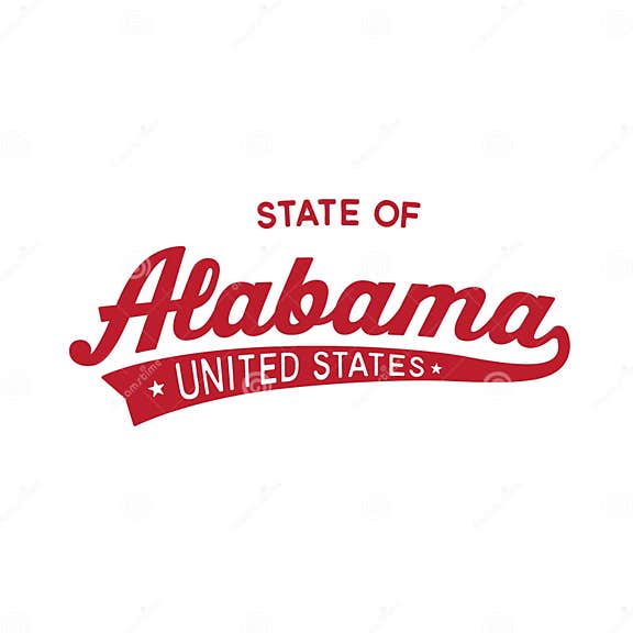 Alabama Lettering Design. Alabama, United States, Typography Design ...
