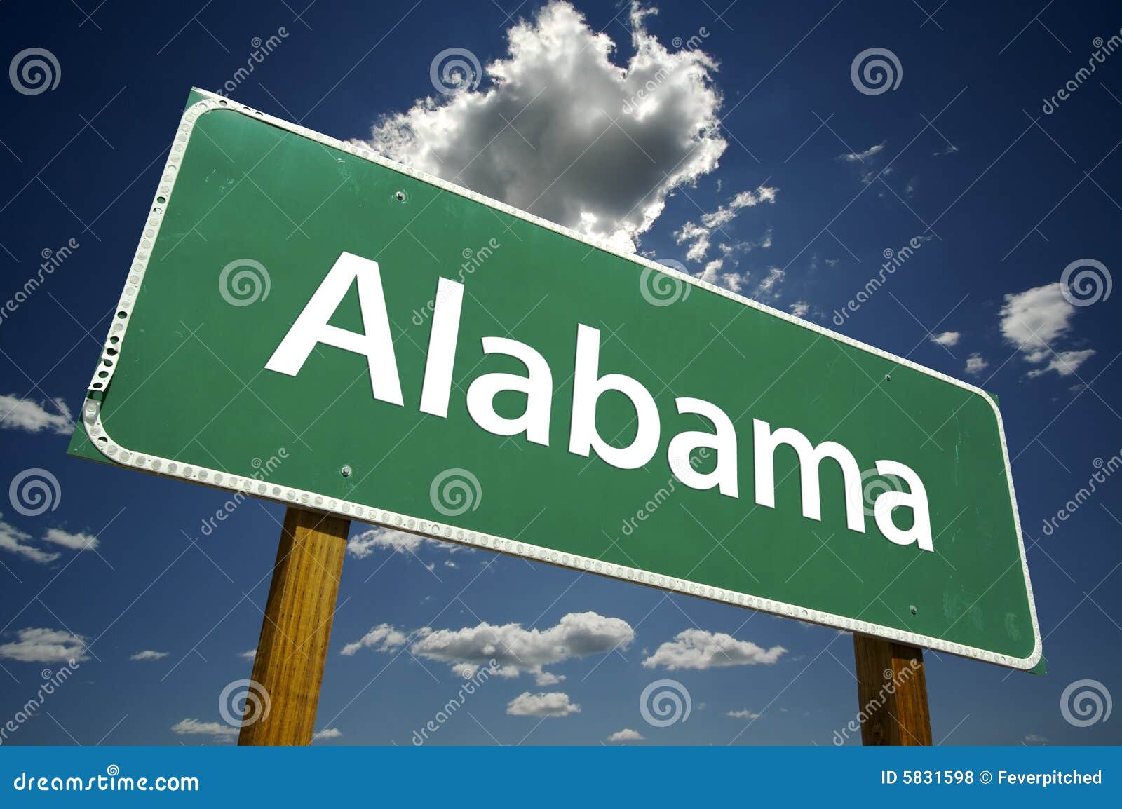 Alabama Road Sign stock photo. Image of post, choice, message - 5831598