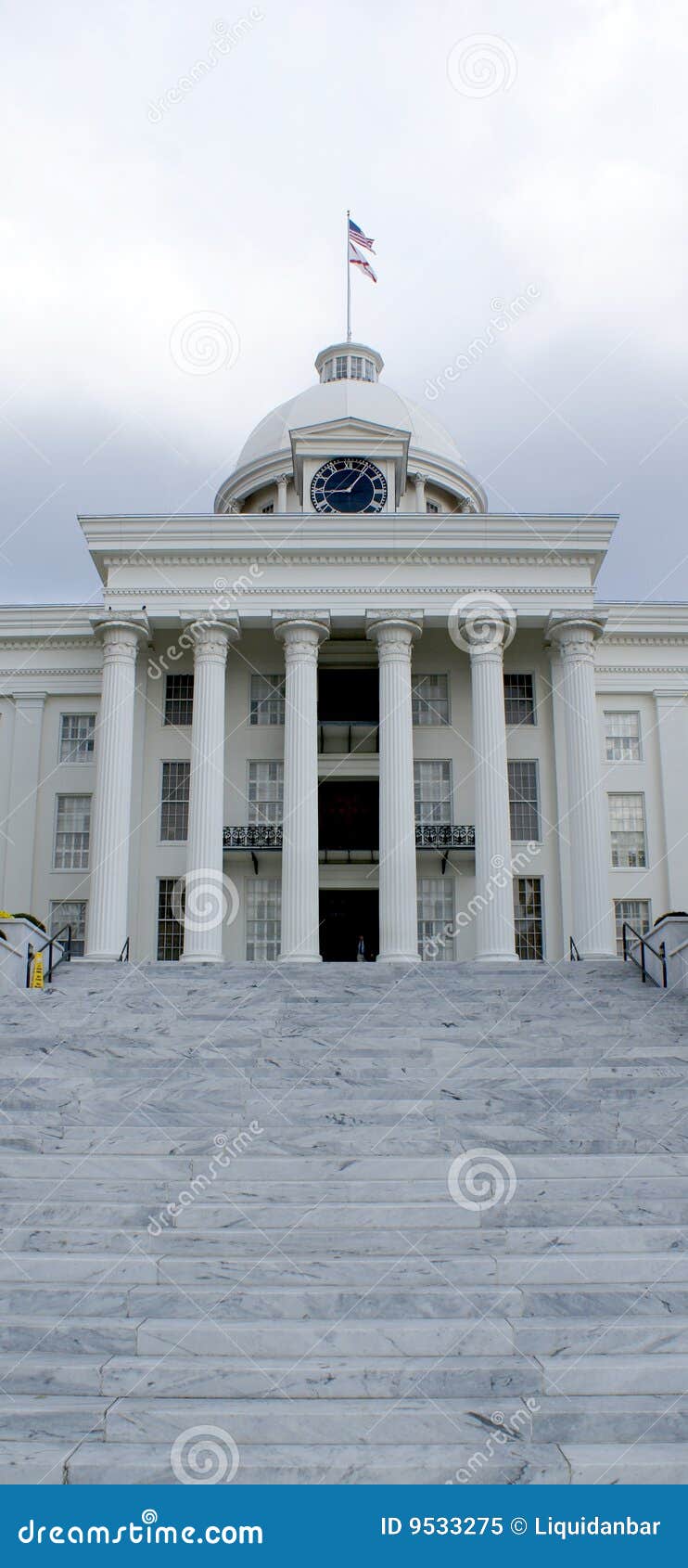 Alabama State Capitol Building Stock Image - Image of historic, columns ...