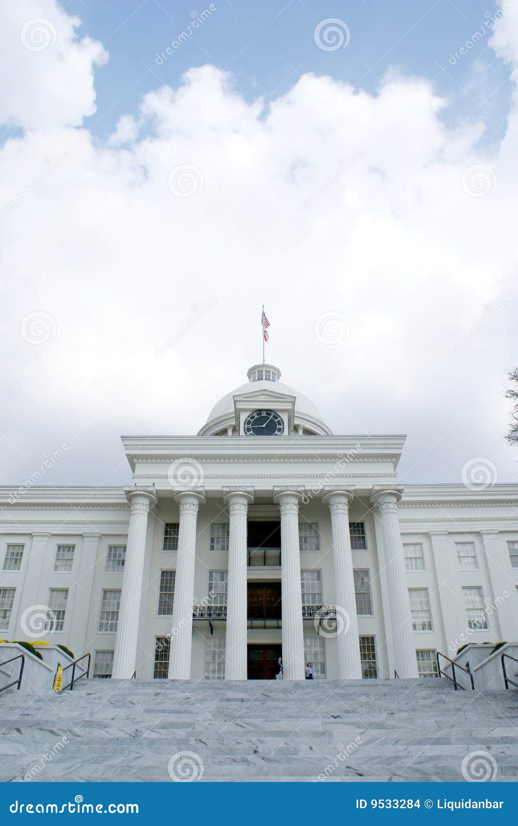 Alabama State Capitol Building Stock Photo - Image of columns ...