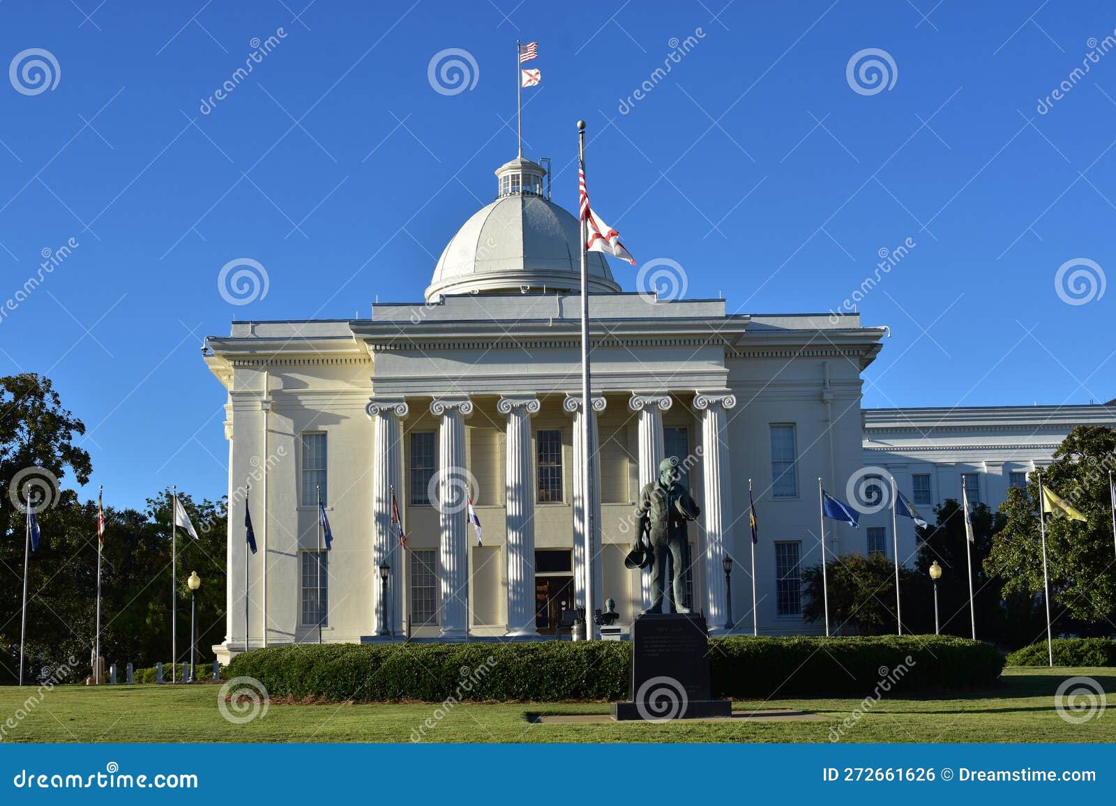 Alabama State Capitol - Montgomery, Alabama Stock Photo - Image of ...
