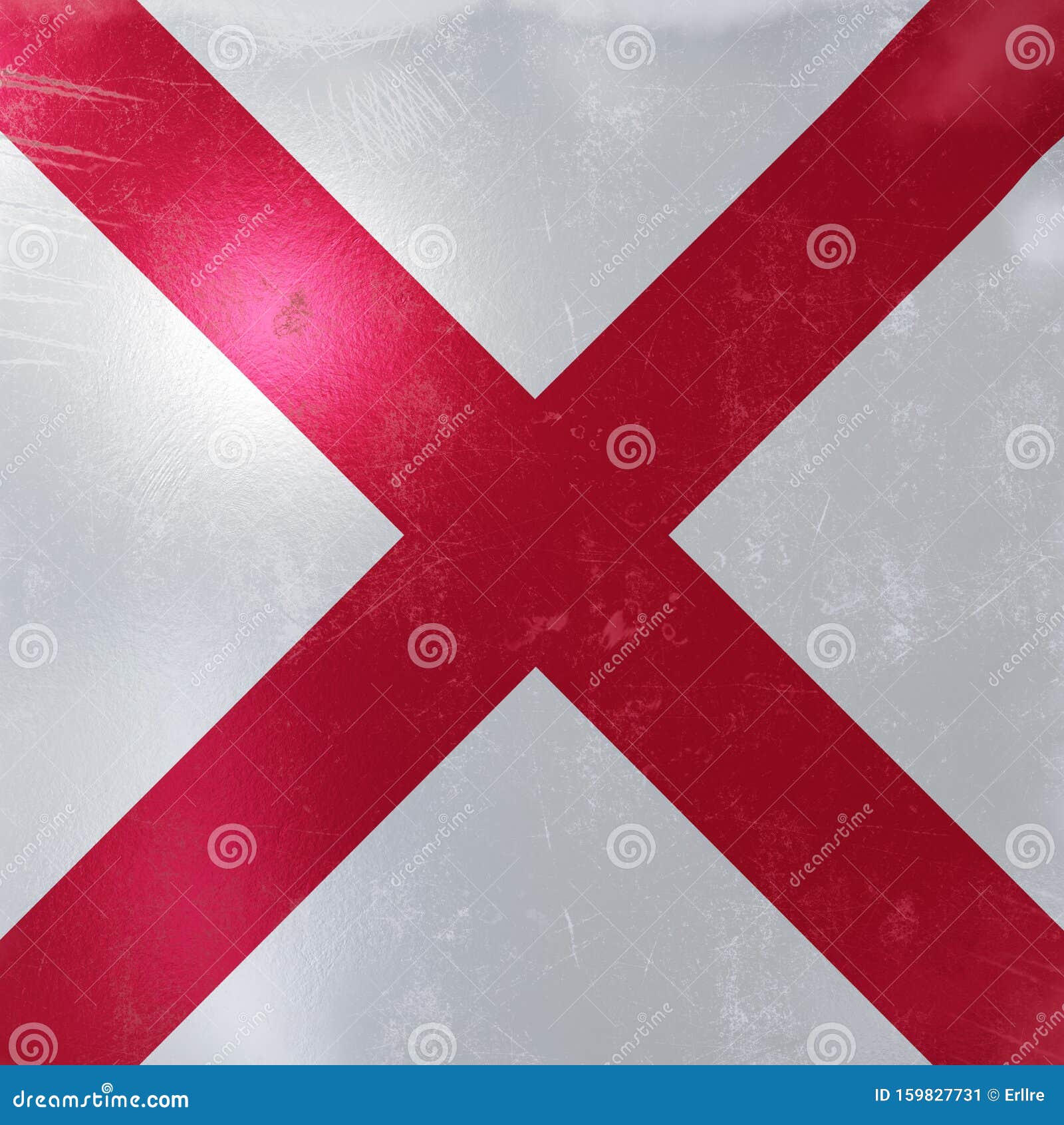 Alabama State flag icon stock illustration. Illustration of country ...