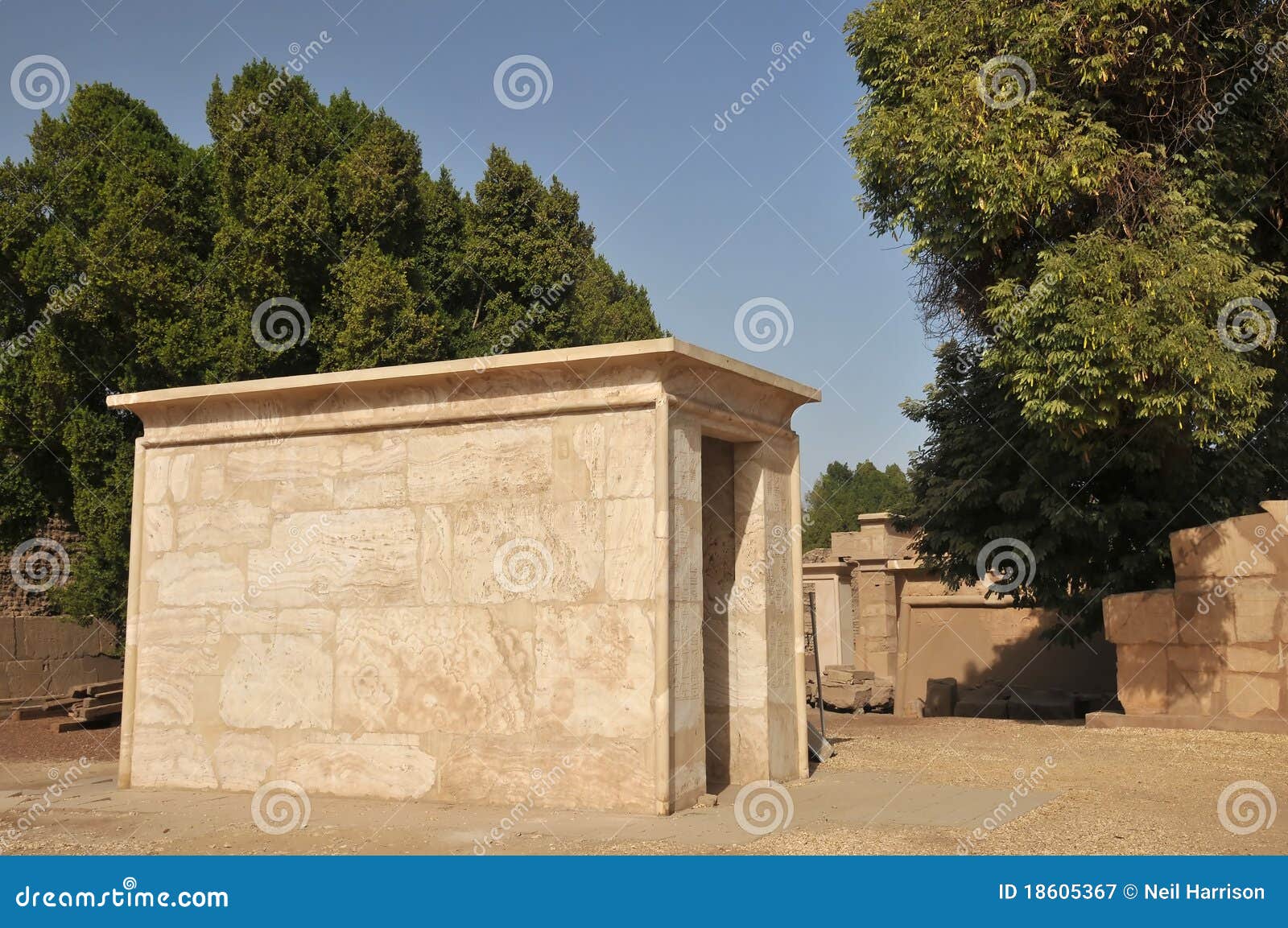 Alabaster Chapel stock image. Image of egyptology, alabaster - 18605367