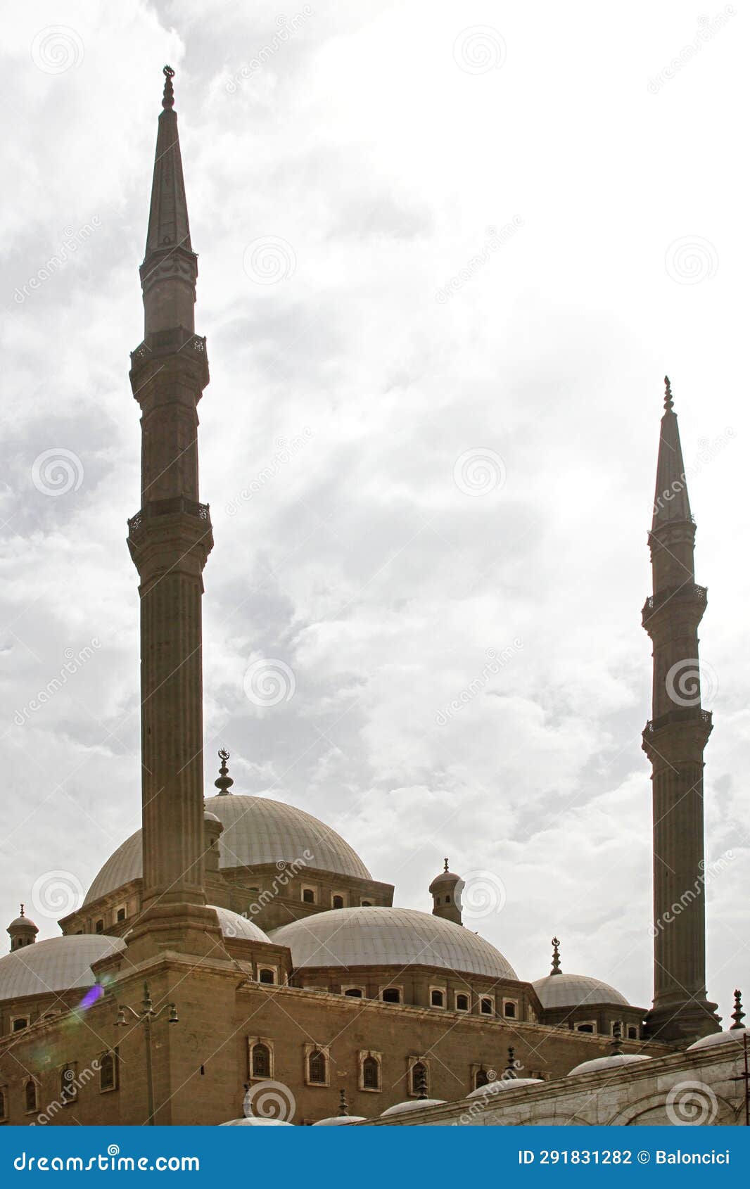Alabaster Mosque Cairo stock photo. Image of muslim - 291831282