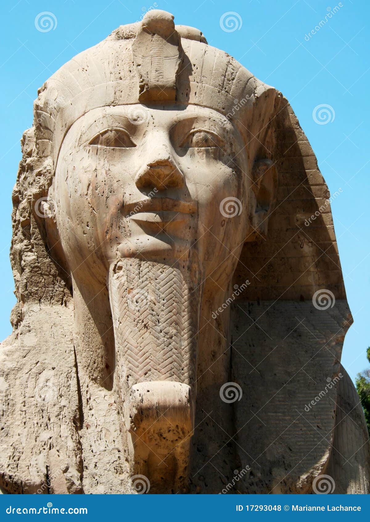 Alabaster Sphinx in Memphis Stock Photo - Image of religion, tourism ...