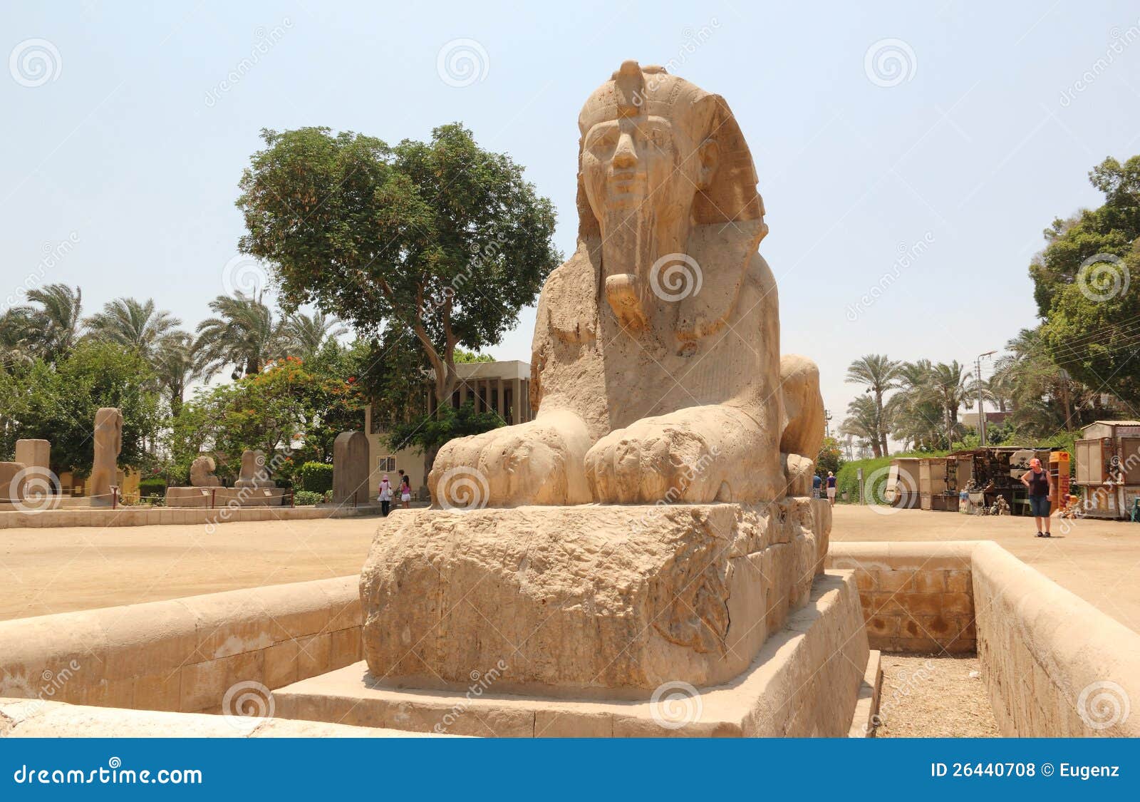 Alabaster Sphinx of Memphis. Stock Photo - Image of egypt, noph: 26440708