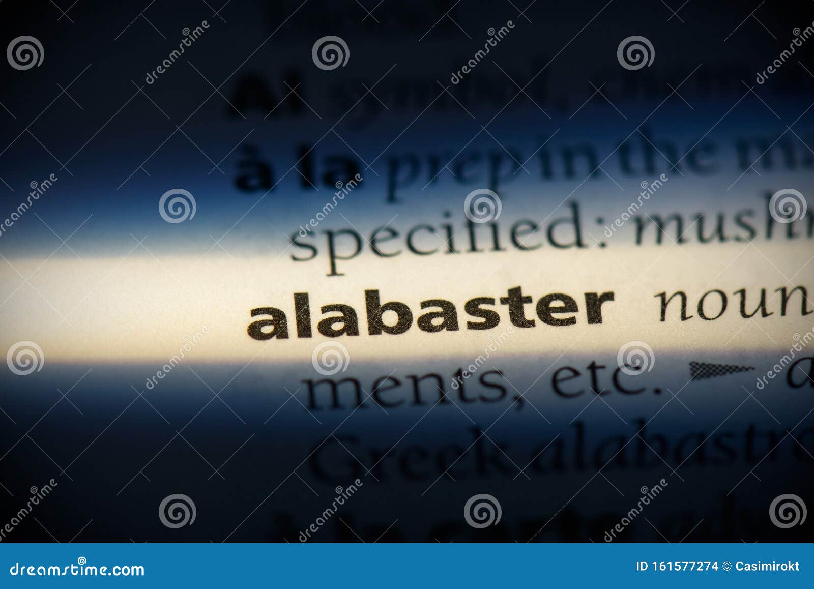 Alabaster stock photo. Image of macro, dictionary, highlight - 161577274