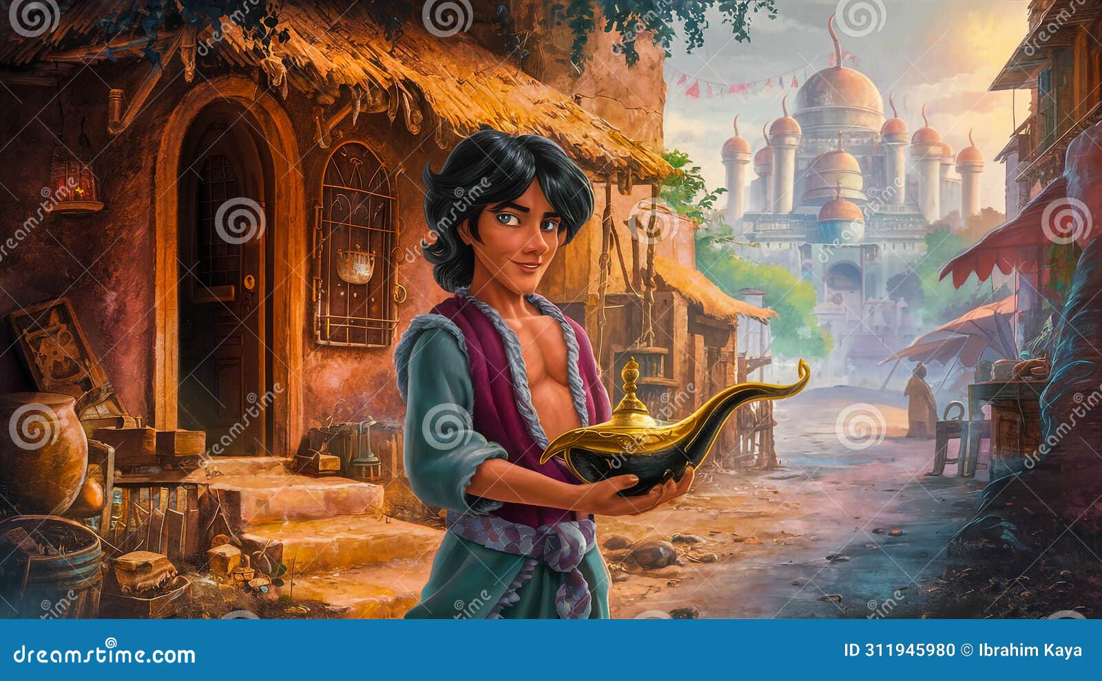 Aladdin and His Magic Lamp, One of the Heroes of a Thousand and One ... Aladdin and His Magic Lamp, One of the Heroes of a Thousand and One ...