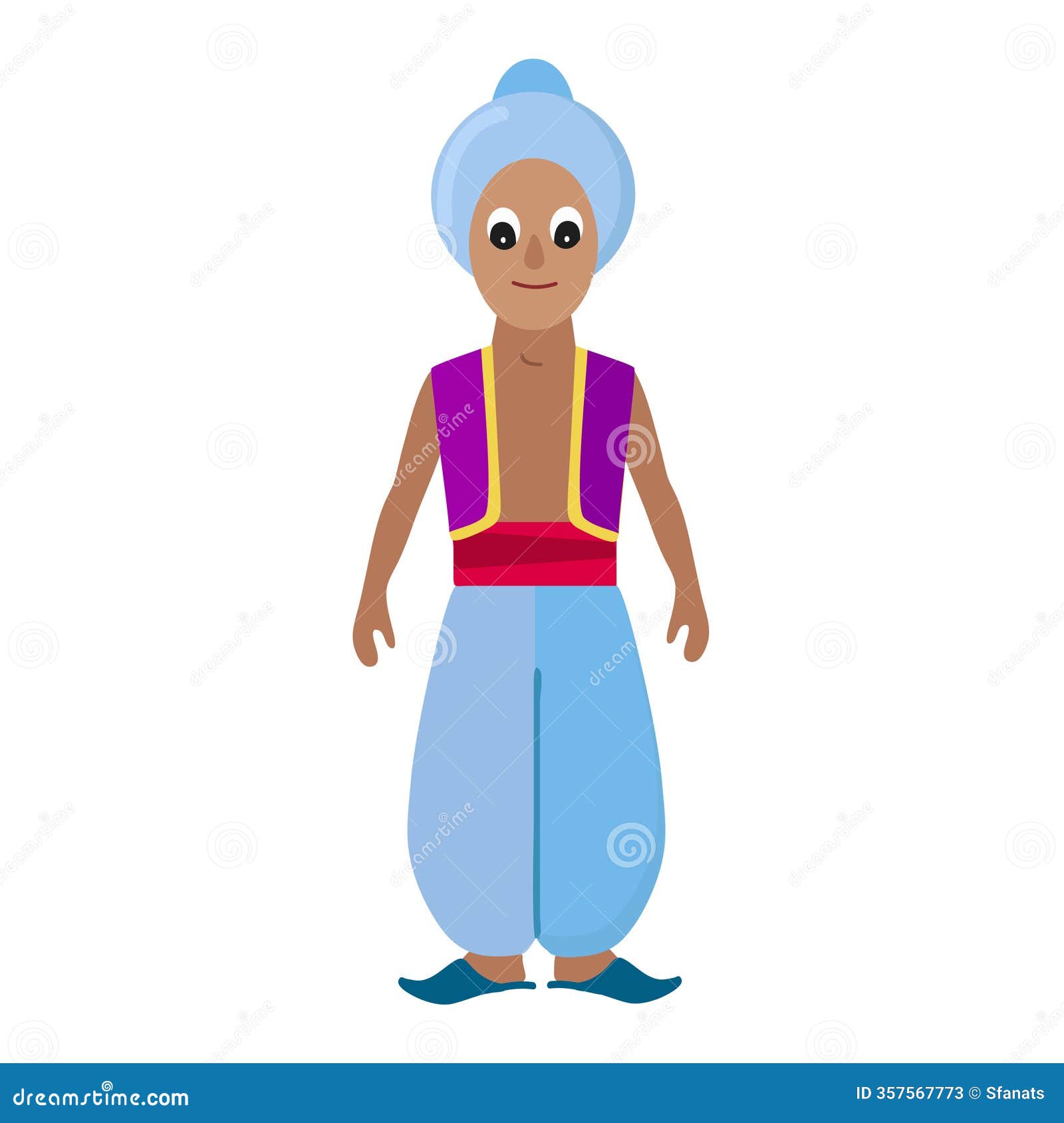 Aladdin Icon Clipart Avatar Isolated Vector Illustration Stock Vector ...