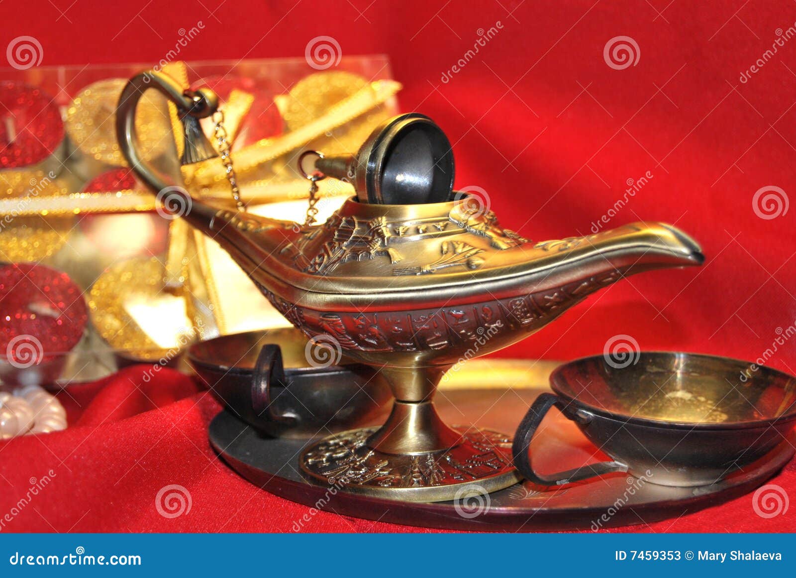 Aladdin lamp stock image. Image of brown, east, coffee - 7459353