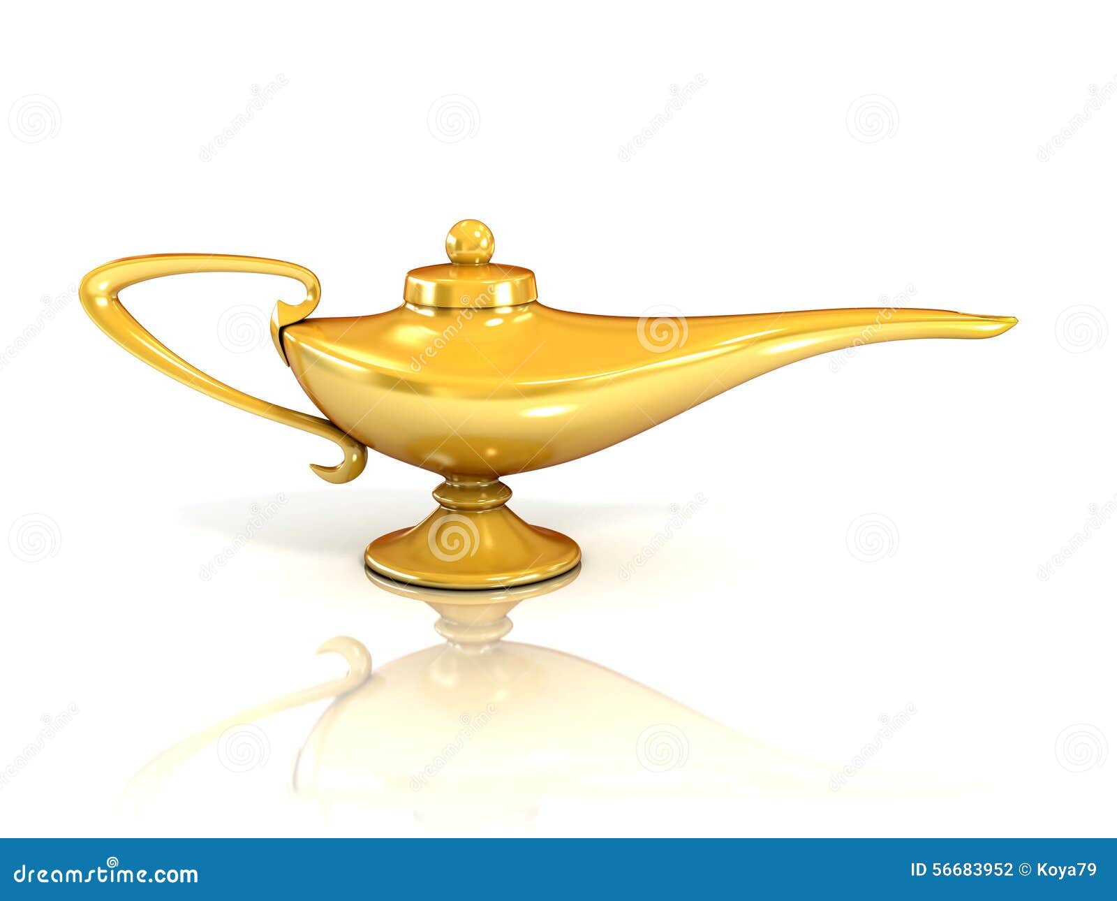 Aladdin Magic Or Genie Lamp. Vintage Sketch Vector Illustration ...