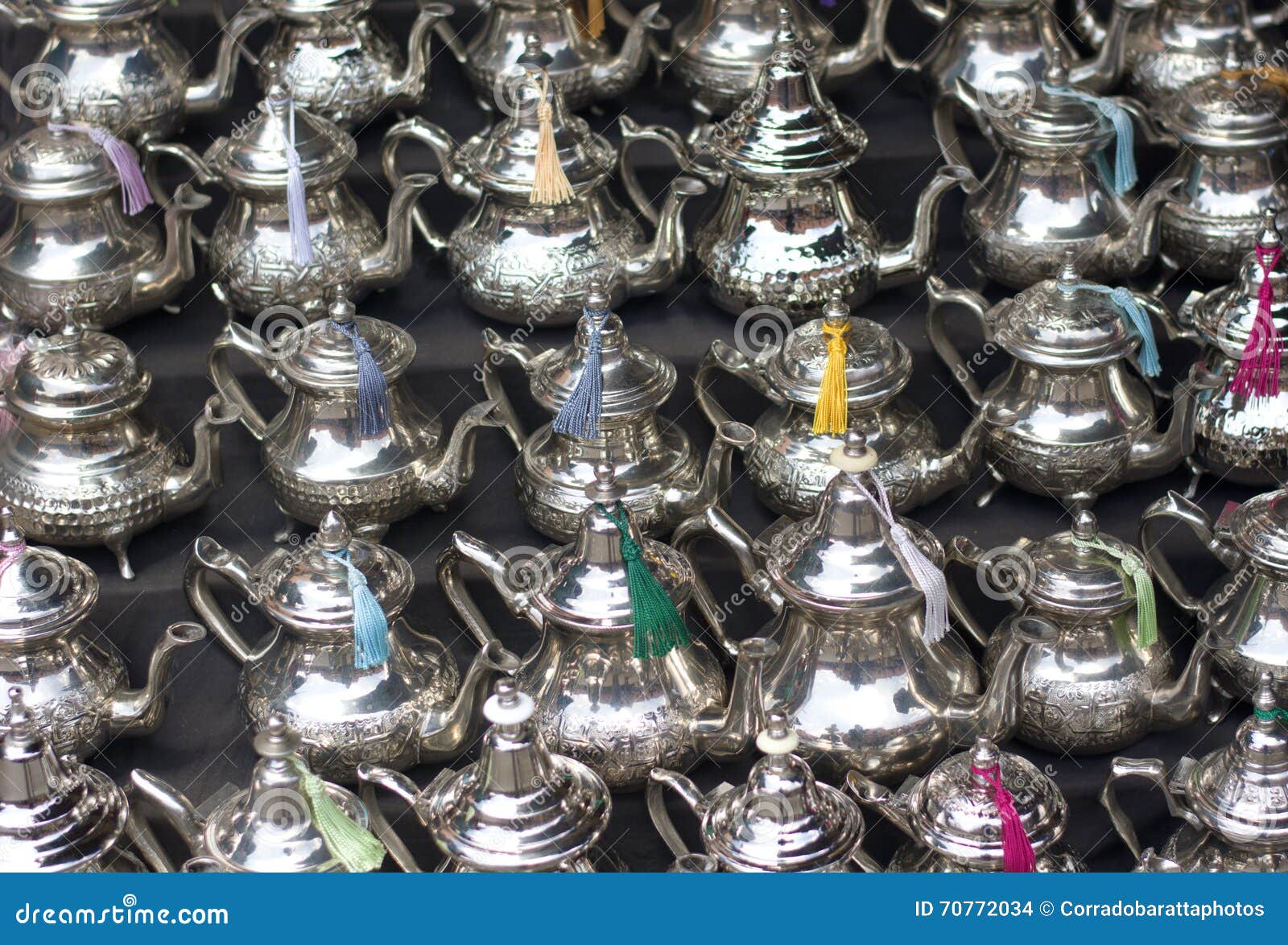 Tea pots stock photo. Image of marrakesh, kuwait, dehli - 70772034