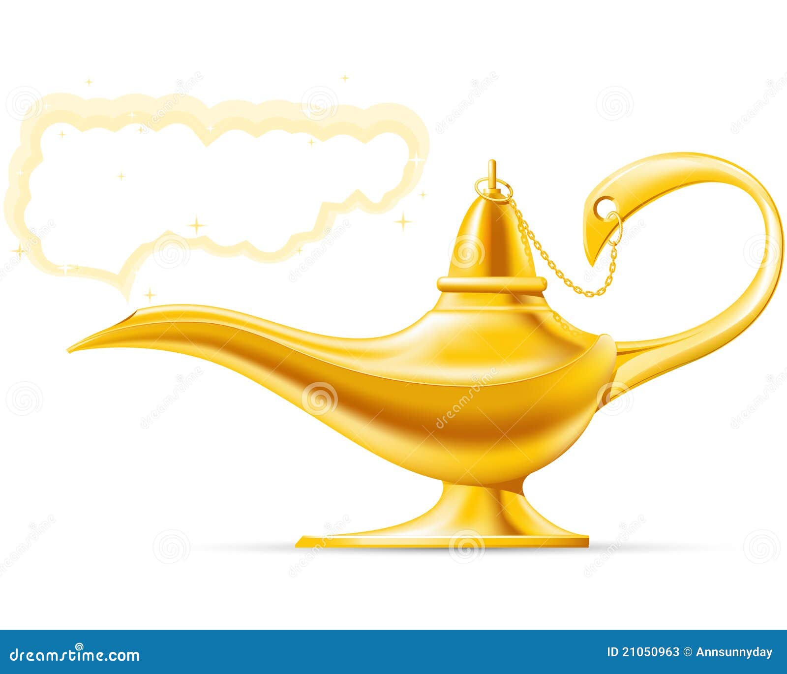 Aladdin S Magic Lamp Stock Vector Illustration Of Lamp 21050963