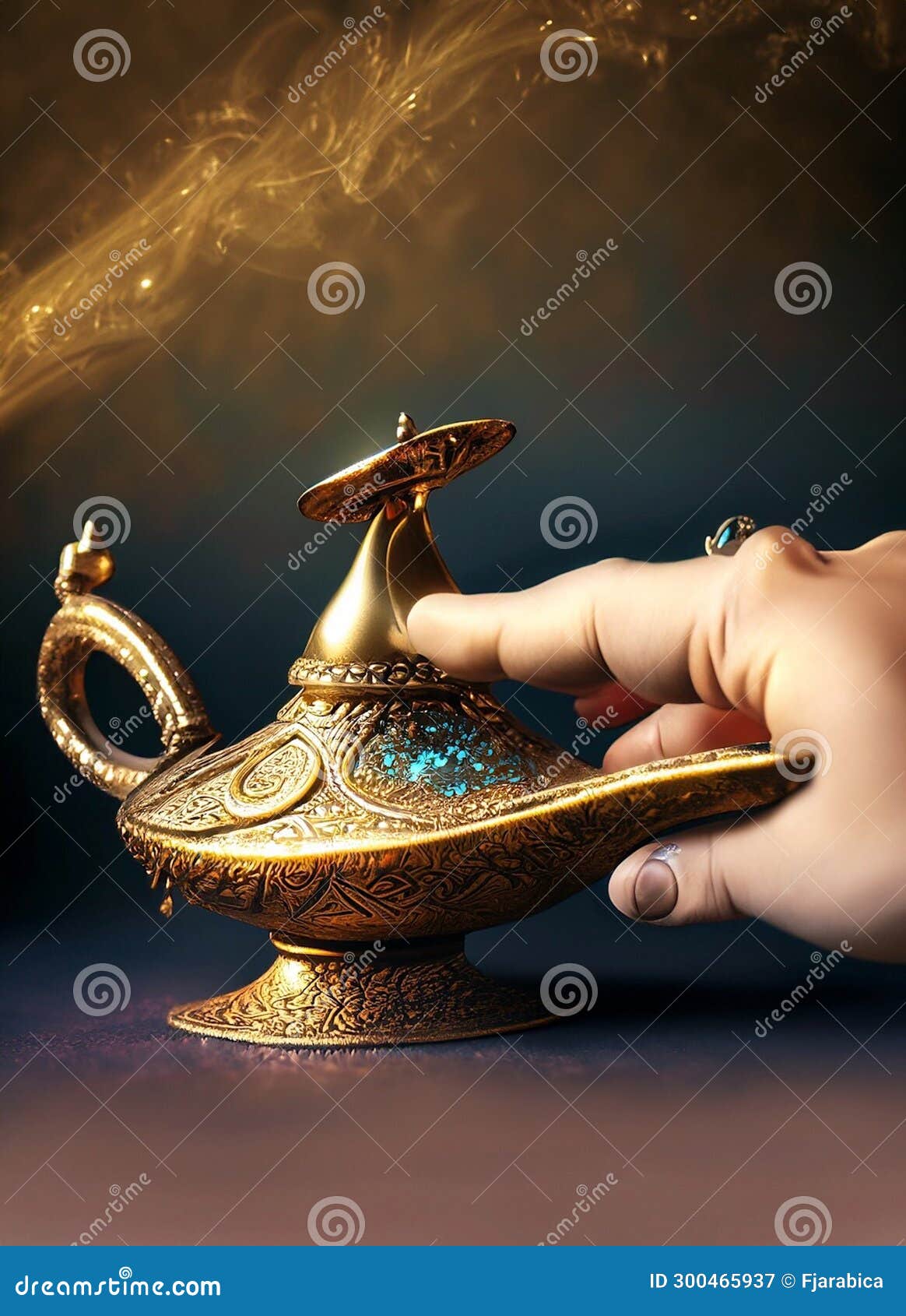 Aladdin s magic lamp stock illustration. Illustration of jewellery ...