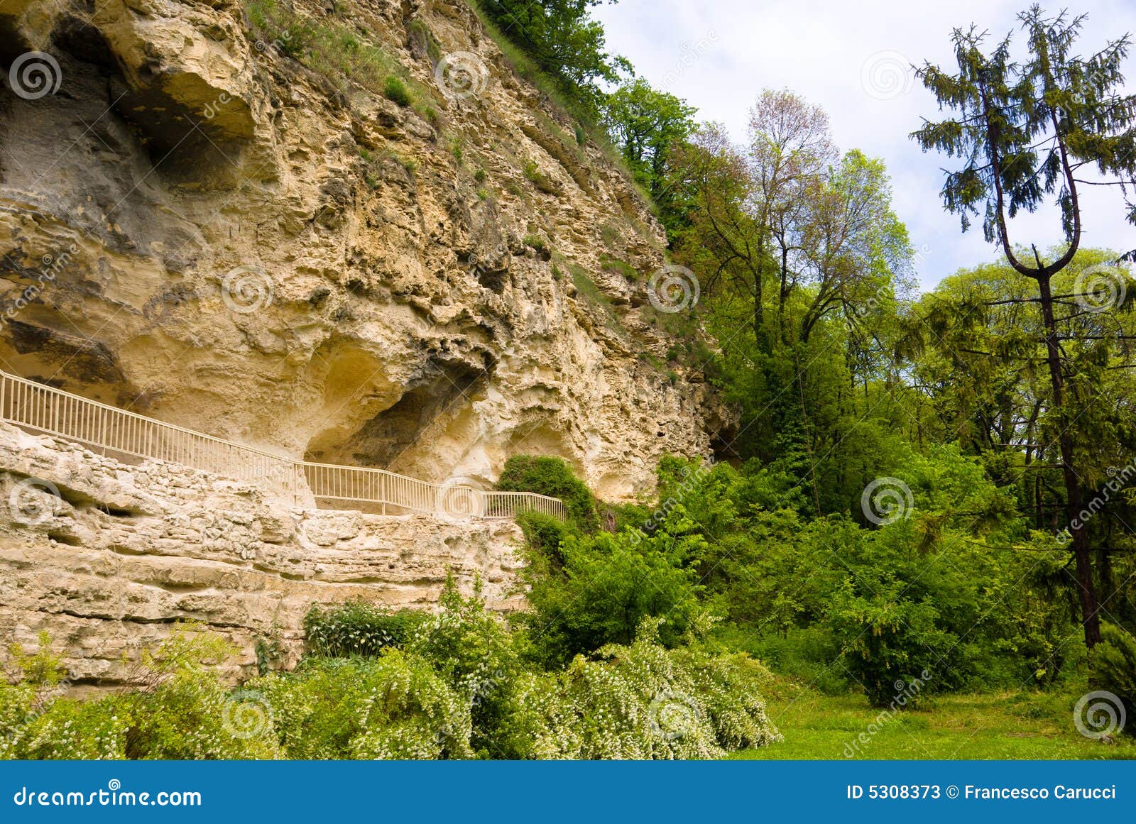 Aladja Monastery stock image. Image of trees, flowers - 5308373