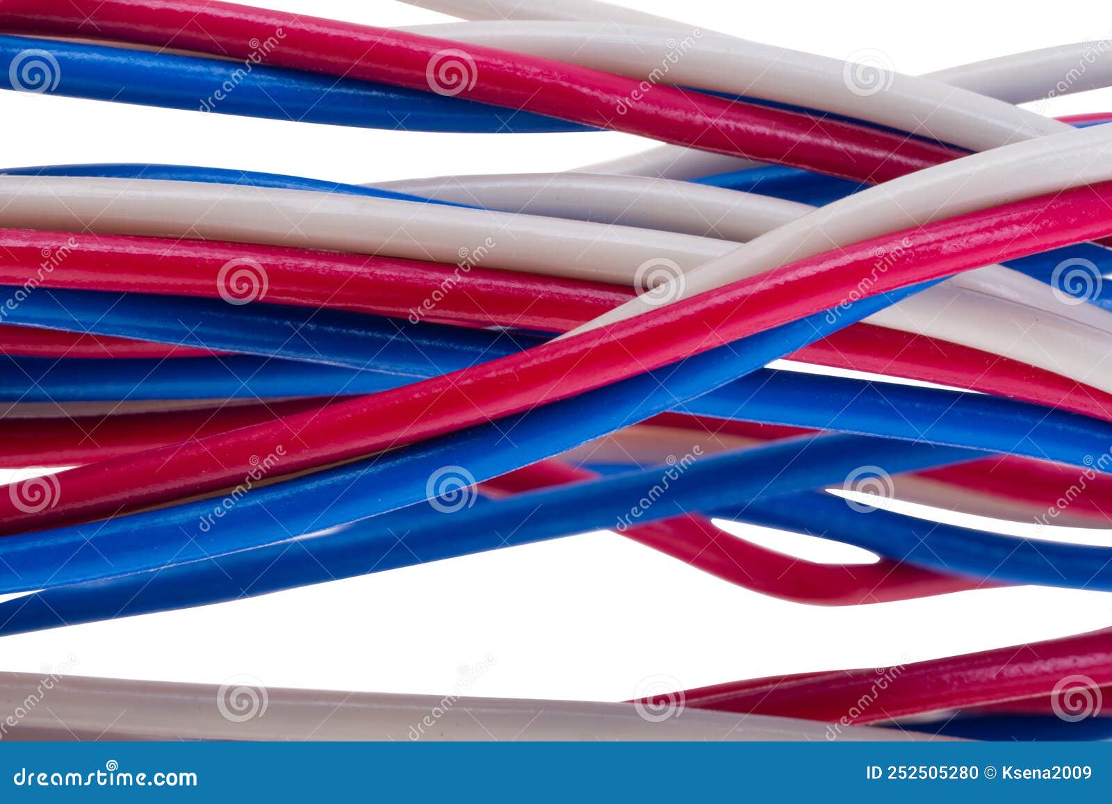Alambre aislado foto de archivo. Imagen de industria - 252505280