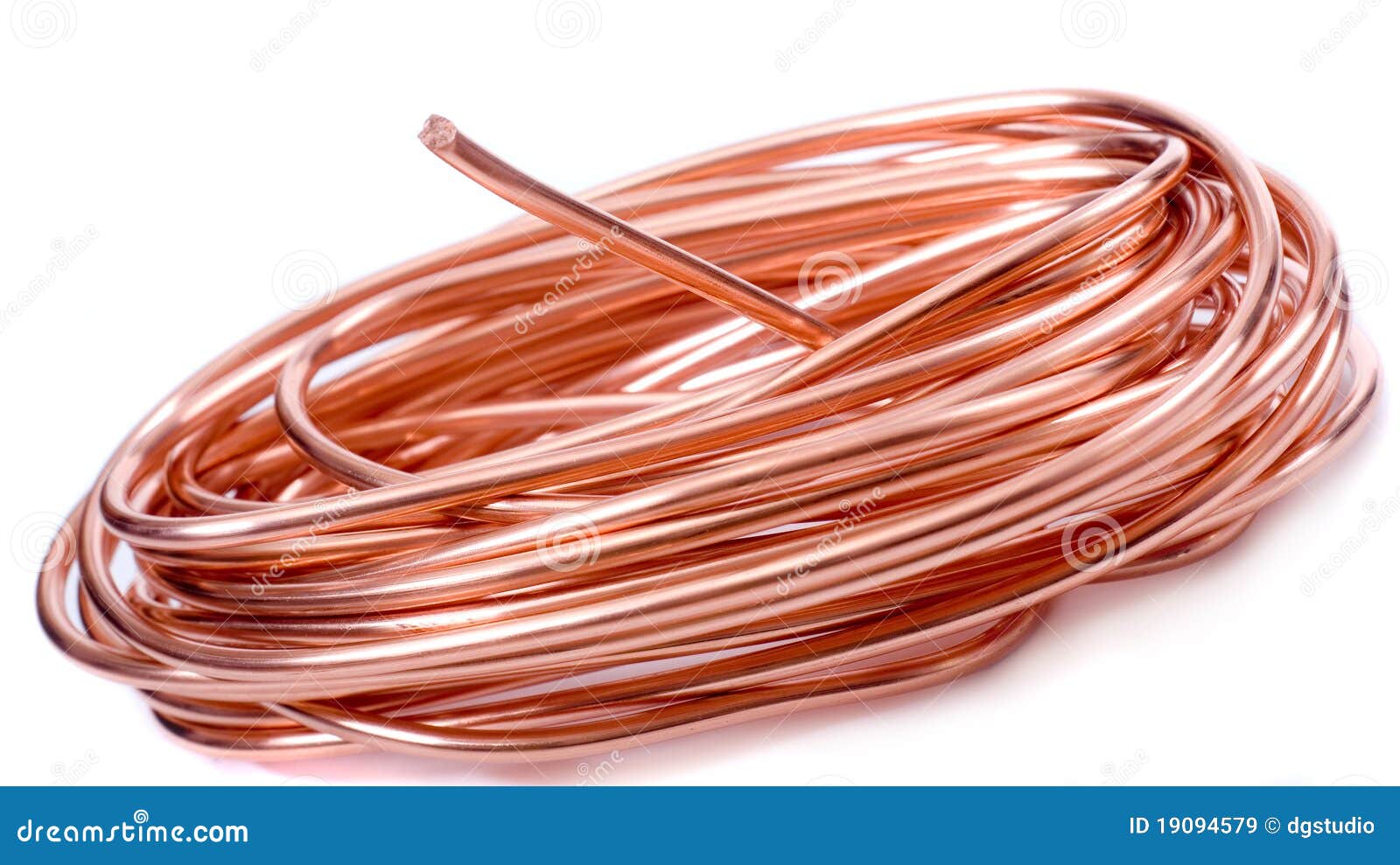 Alambre De Cobre Imágenes de archivo libres de regalías - Imagen: 19094579