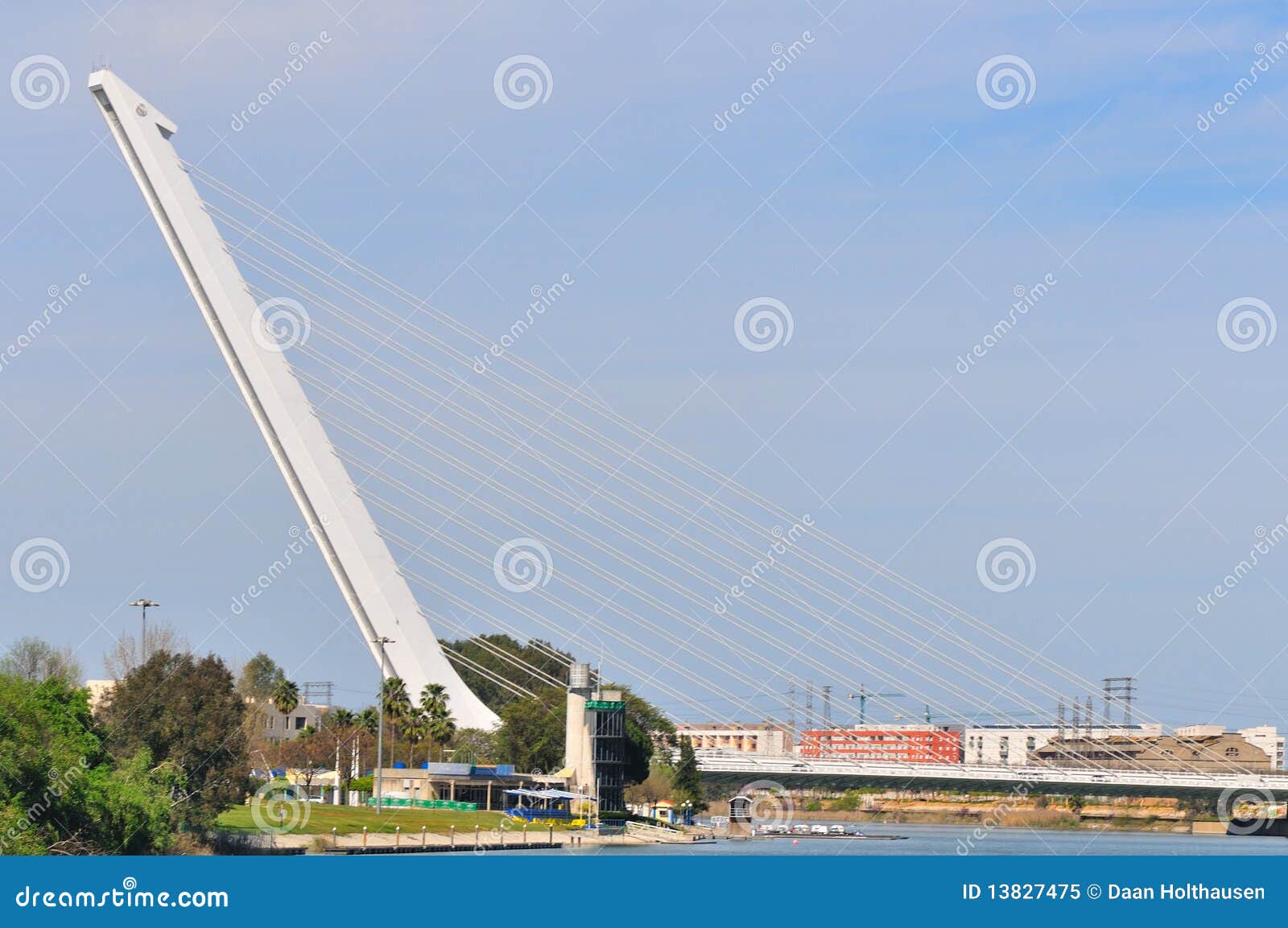 The Alamillo bridge stock image. Image of exposition - 13827475