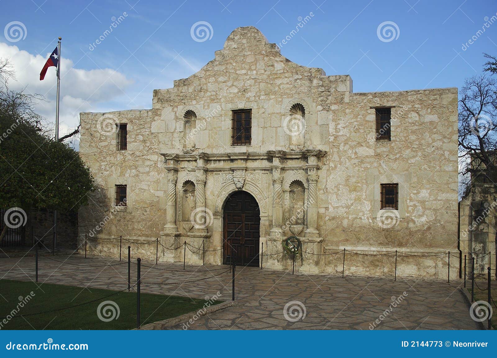 The Alamo stock image. Image of early, fortress, colonade - 2144773
