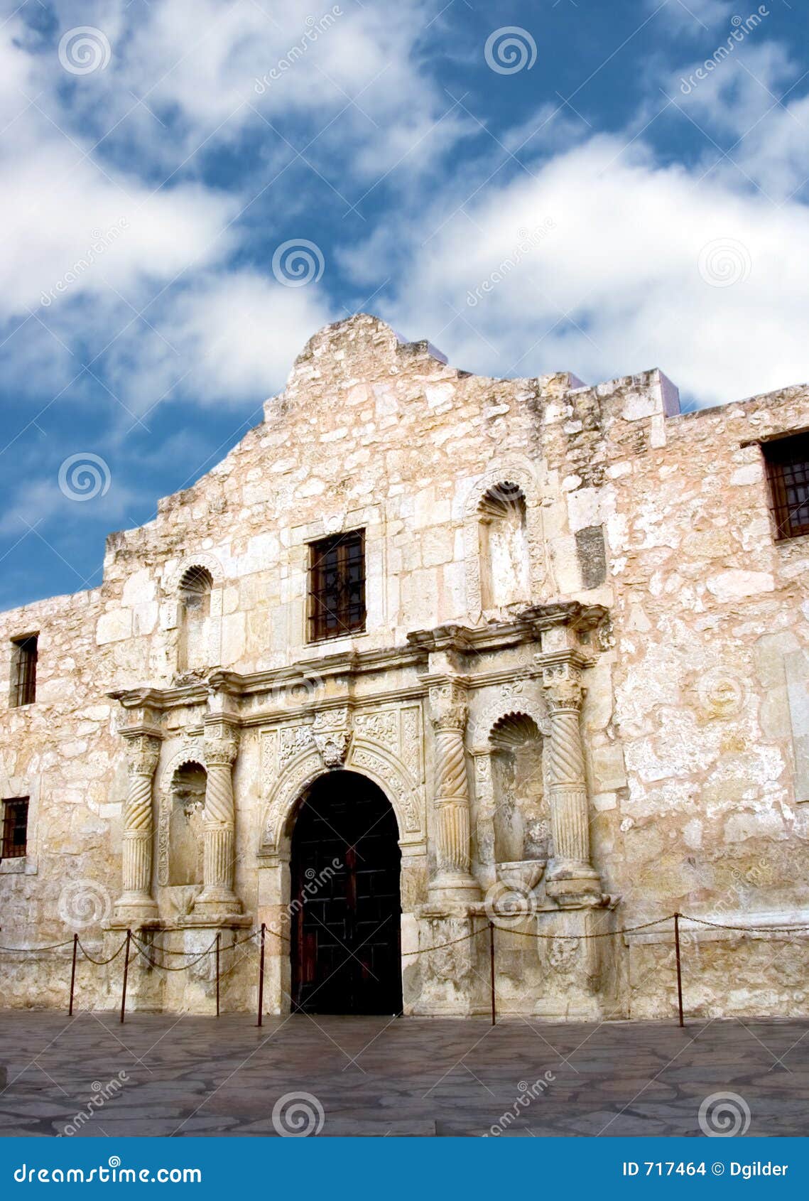 Alamo blue sky stock photo. Image of antonio, battlegrounds - 717464