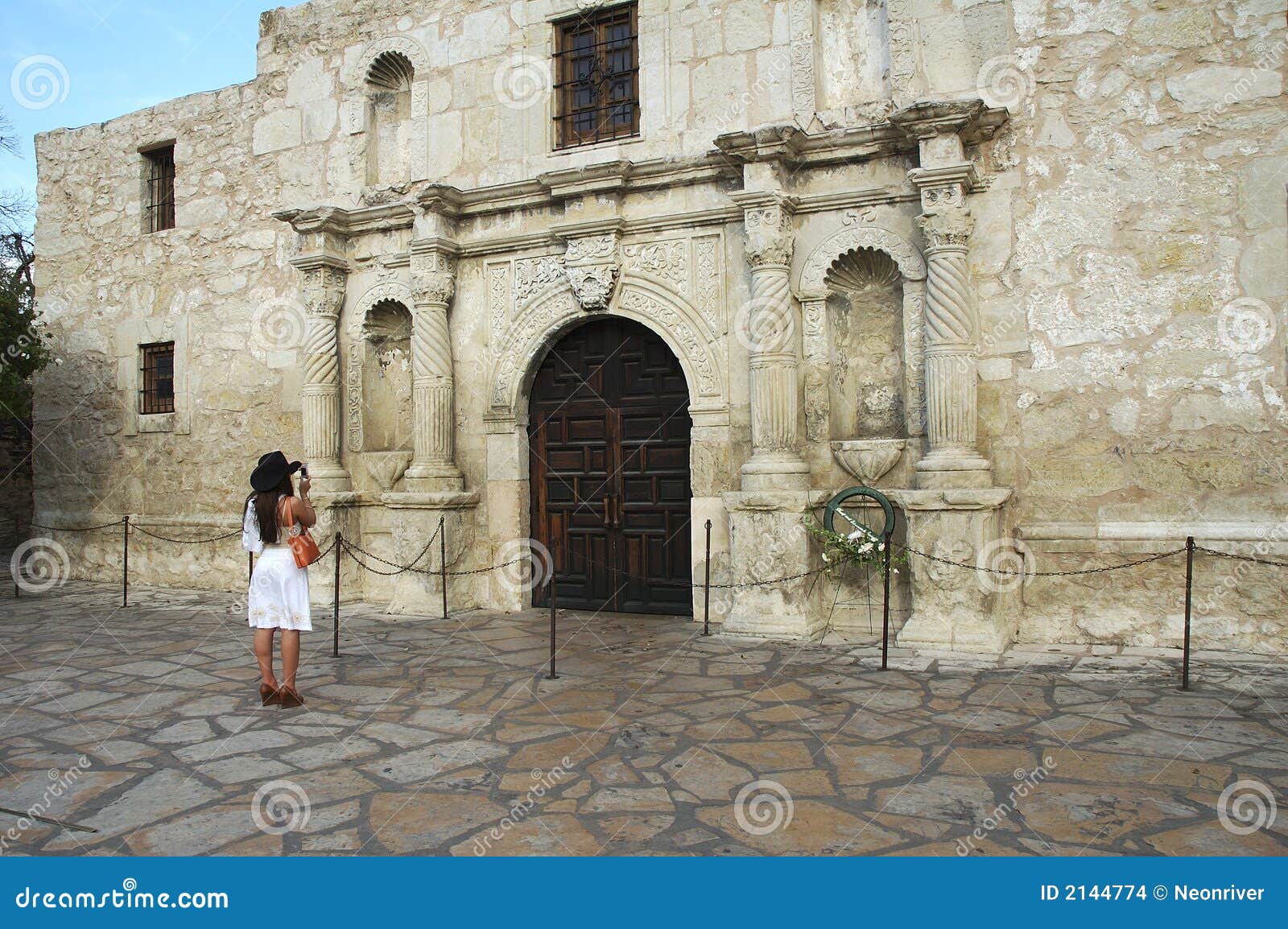 The Alamo Chapel editorial stock image. Image of jose - 2144774