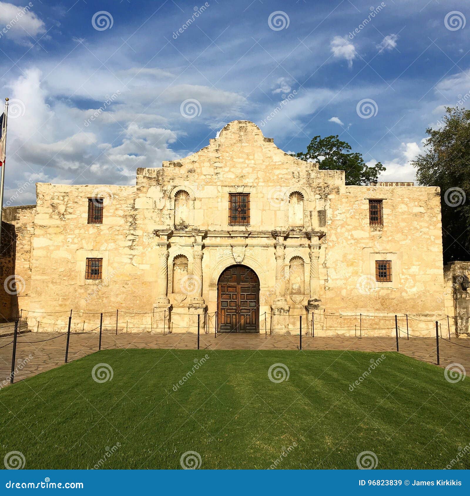 The Alamo stock image. Image of park, attraction, fought - 96823839
