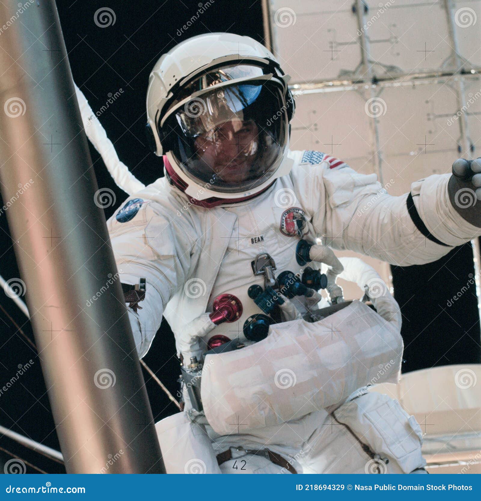 Alan Bean - Skylab Spacewalk Picture. Image: 218694329