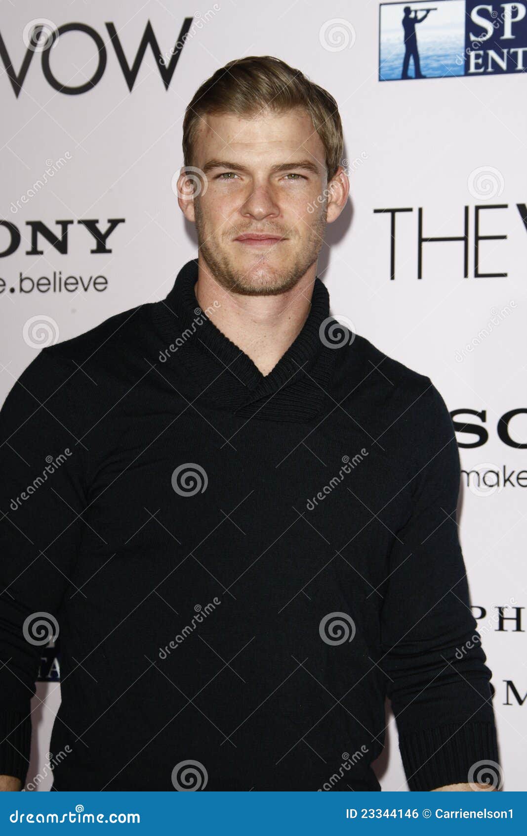 Alan Ritchson editorial photo. Image of arrives, alan - 23344146