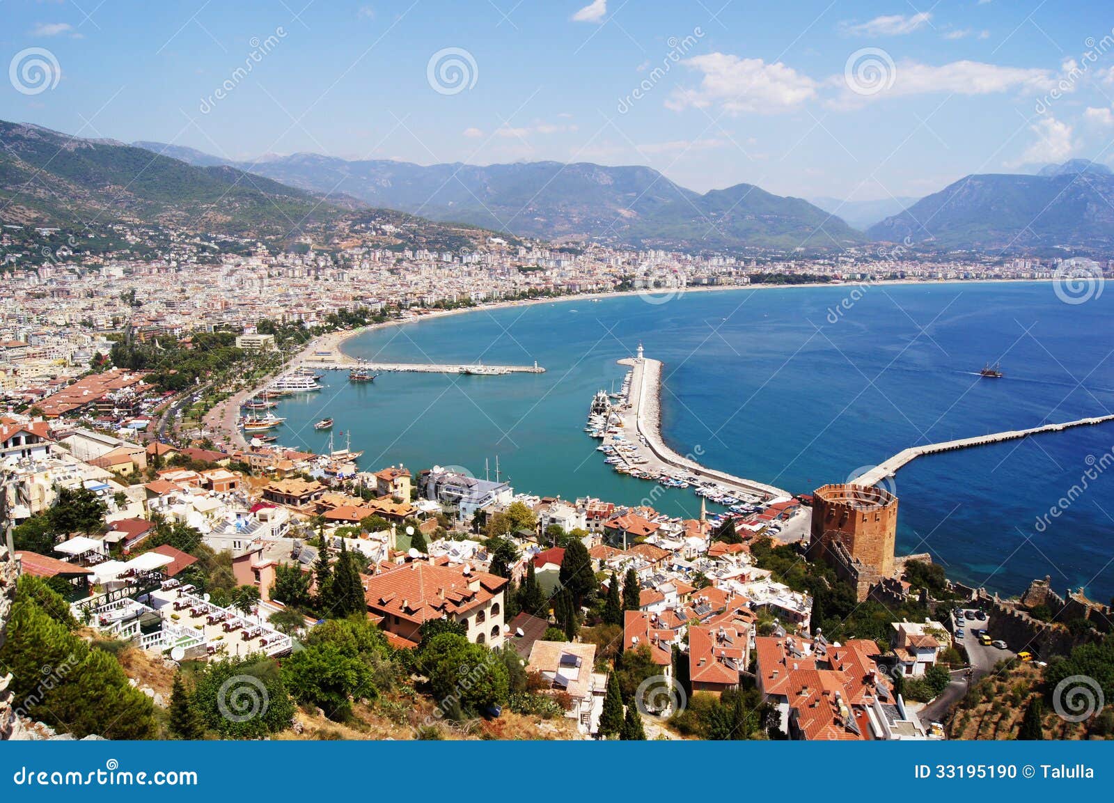 Alania stock photo. Image of stone, shore, roof, building - 33195190