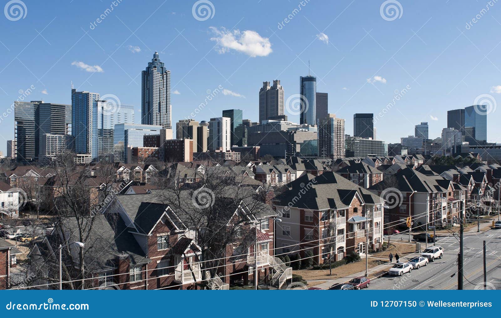 Alanta stock photo. Image of cityscape, building, skyscraper - 12707150