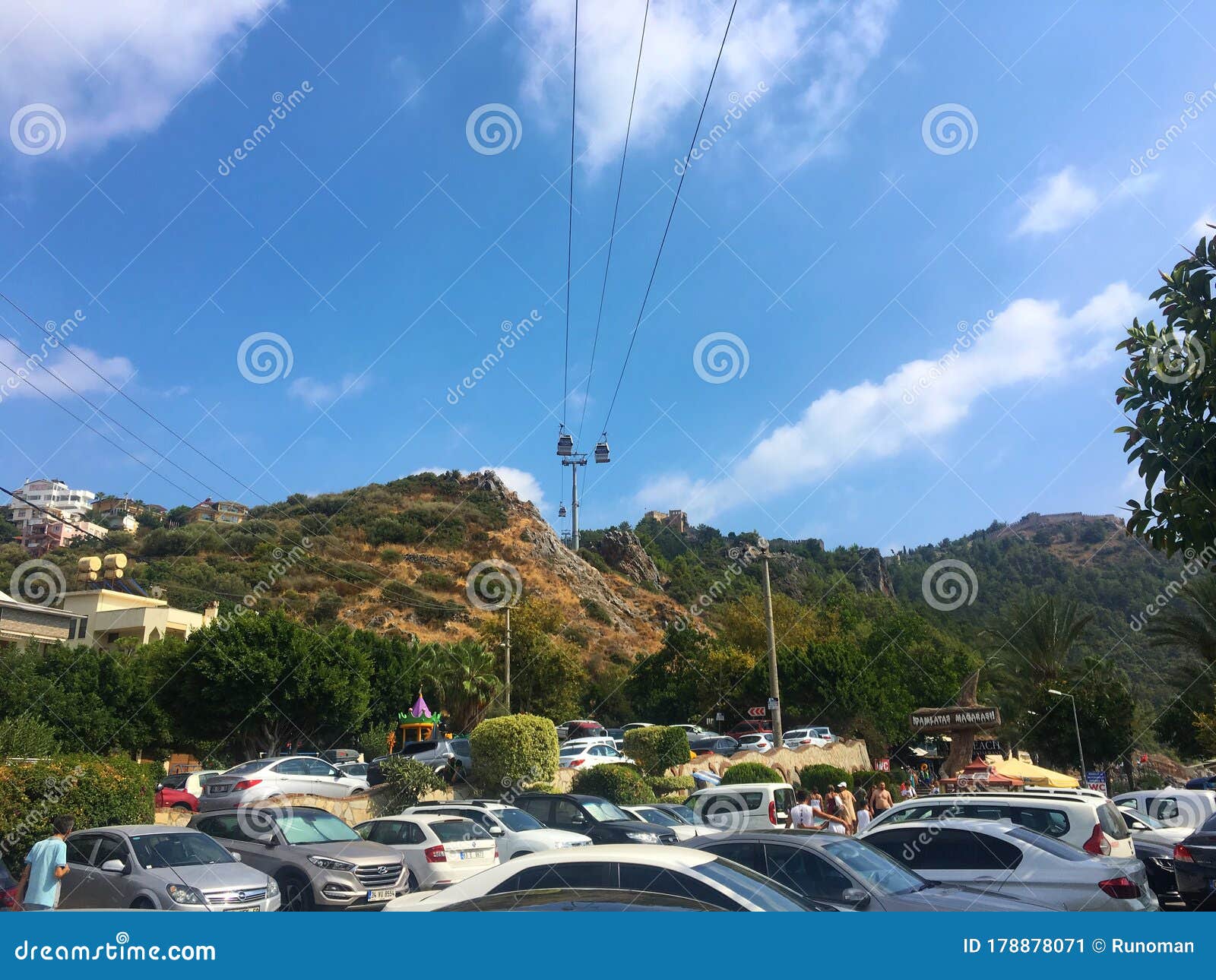 The Castle of Alanya from the Cable Car Editorial Photo - Image of ...