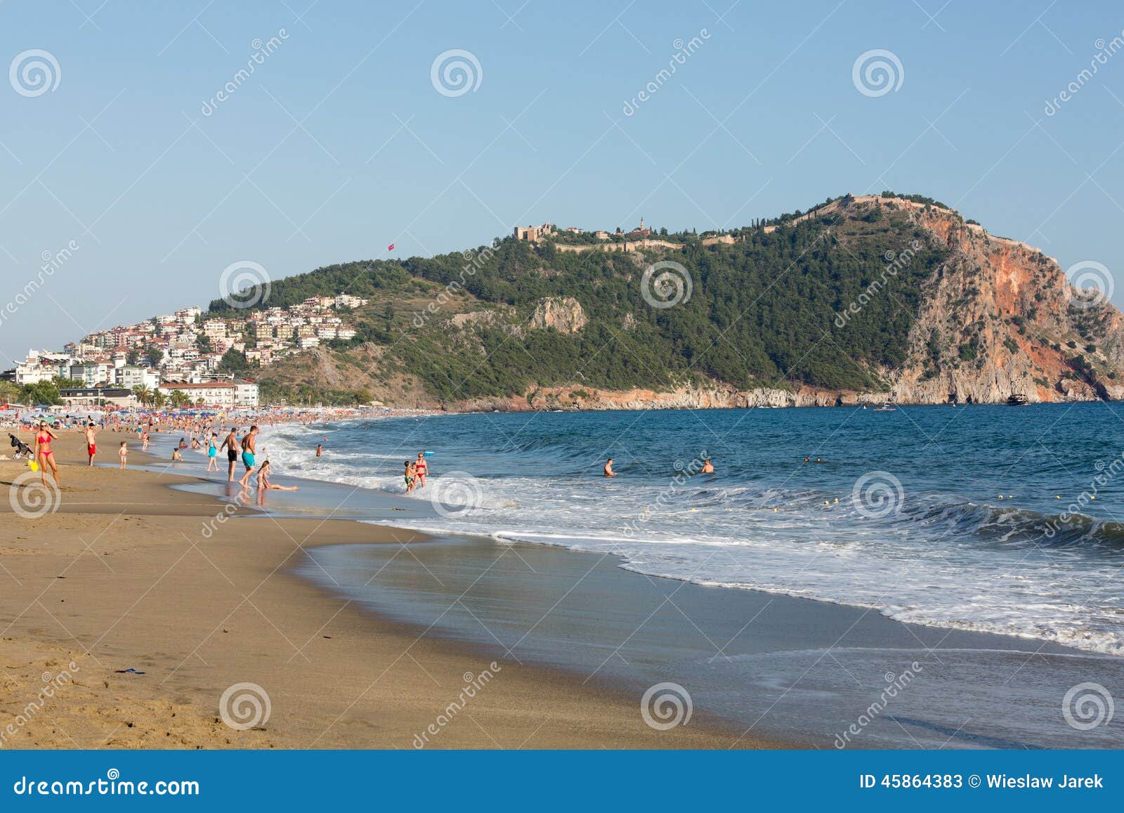 Alanya - Het Strand Van Cleopatra Redactionele Stock Foto - Image of ...