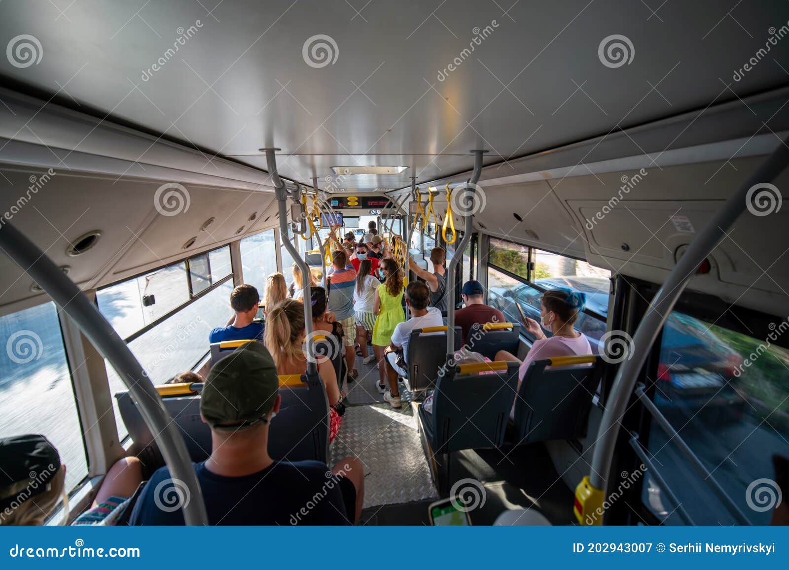 ALANYA, TURKEY - August 25, 2020, Back View from Inside the Interior ...