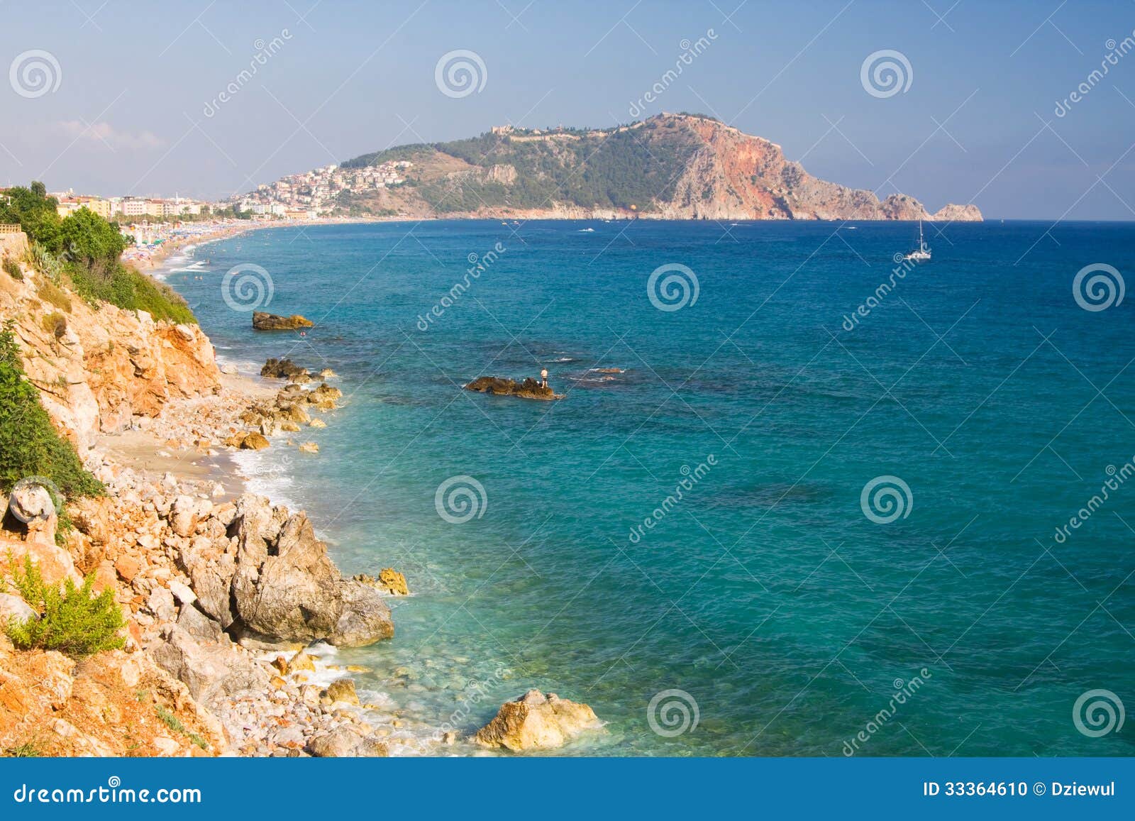Alanya, Turkey stock photo. Image of swim, pirate, stone - 33364610