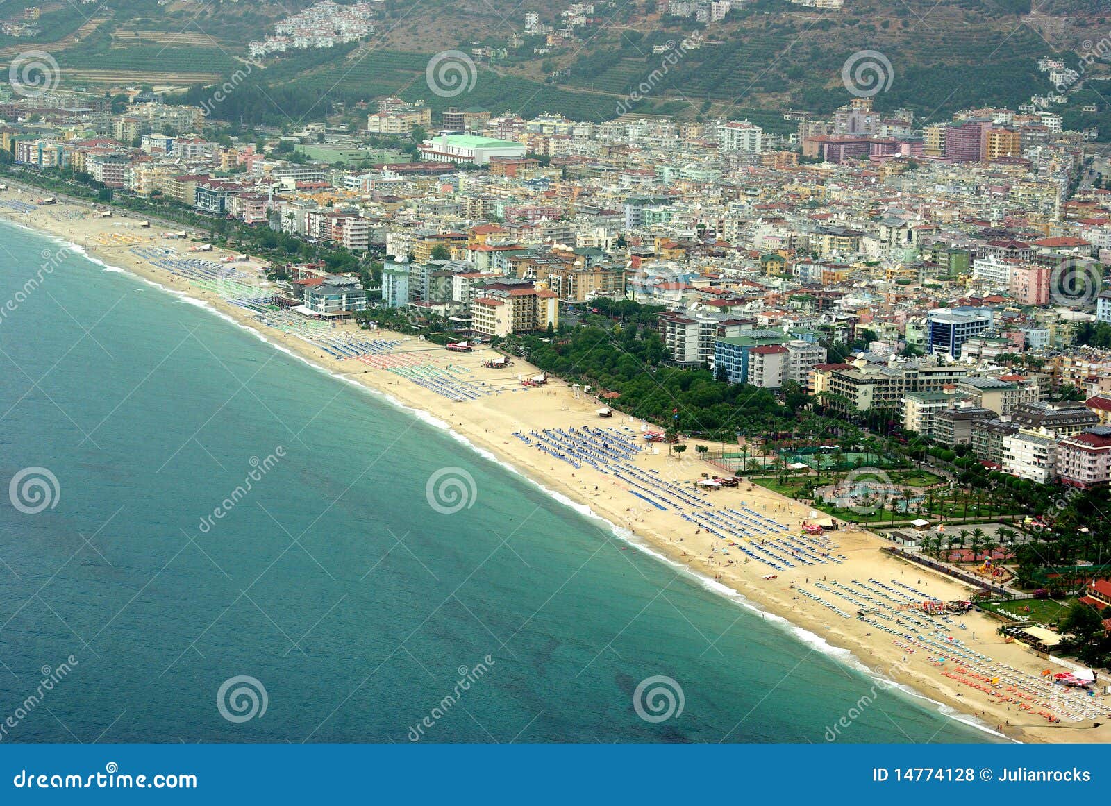Alanya, Turkije. Met Het Knippen Van Wegen Stock Foto - Image of ...
