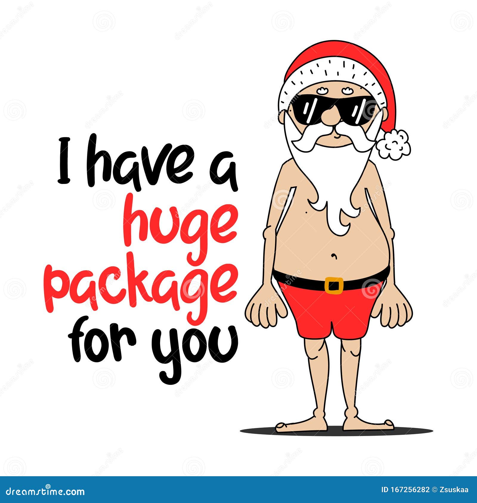 I Have a Huge Package for You - Santa To Creep Out Friends and Family ...