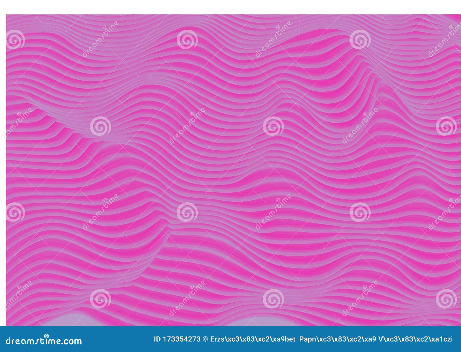 Pink Background with Wavy Lines. Stock Vector - Illustration of ...