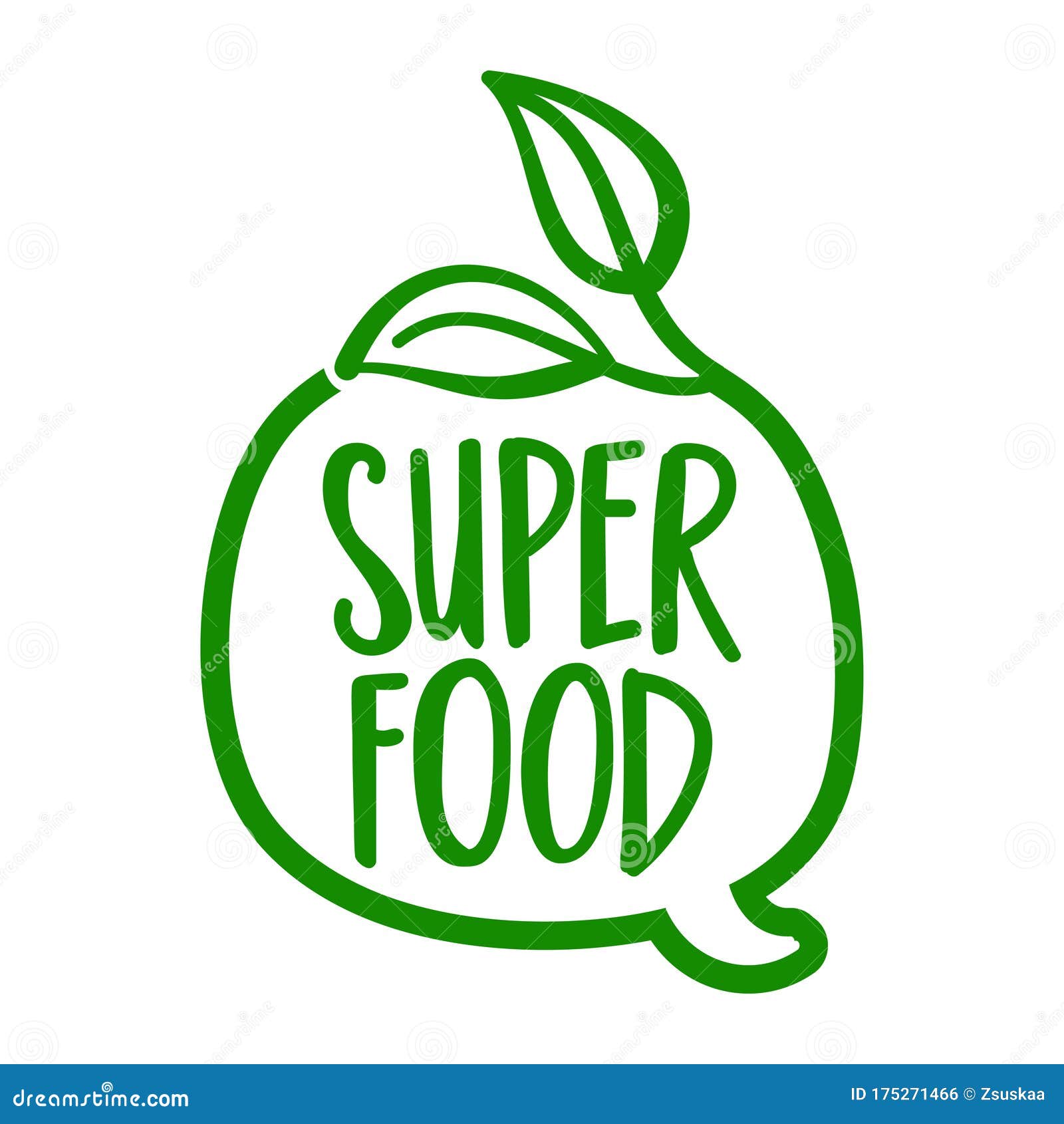 Super Food Logo - Support Healthy Food Stock Vector - Illustration of ...