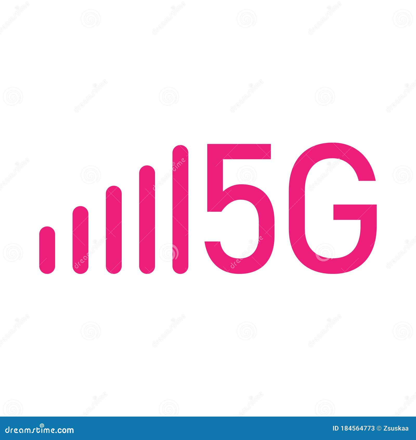 5g Logo - 5G Fast Internet Concept, 5G Logo with Connection Speed Lines ...