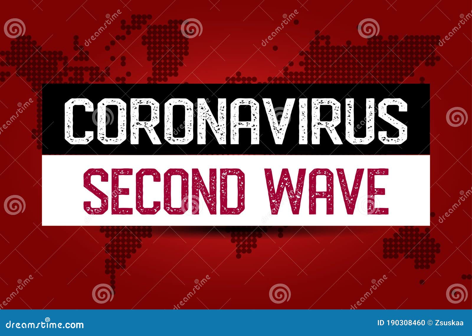 Coronavirus 2019-ncov Second Wave 2nd Stock Vector - Illustration of ...