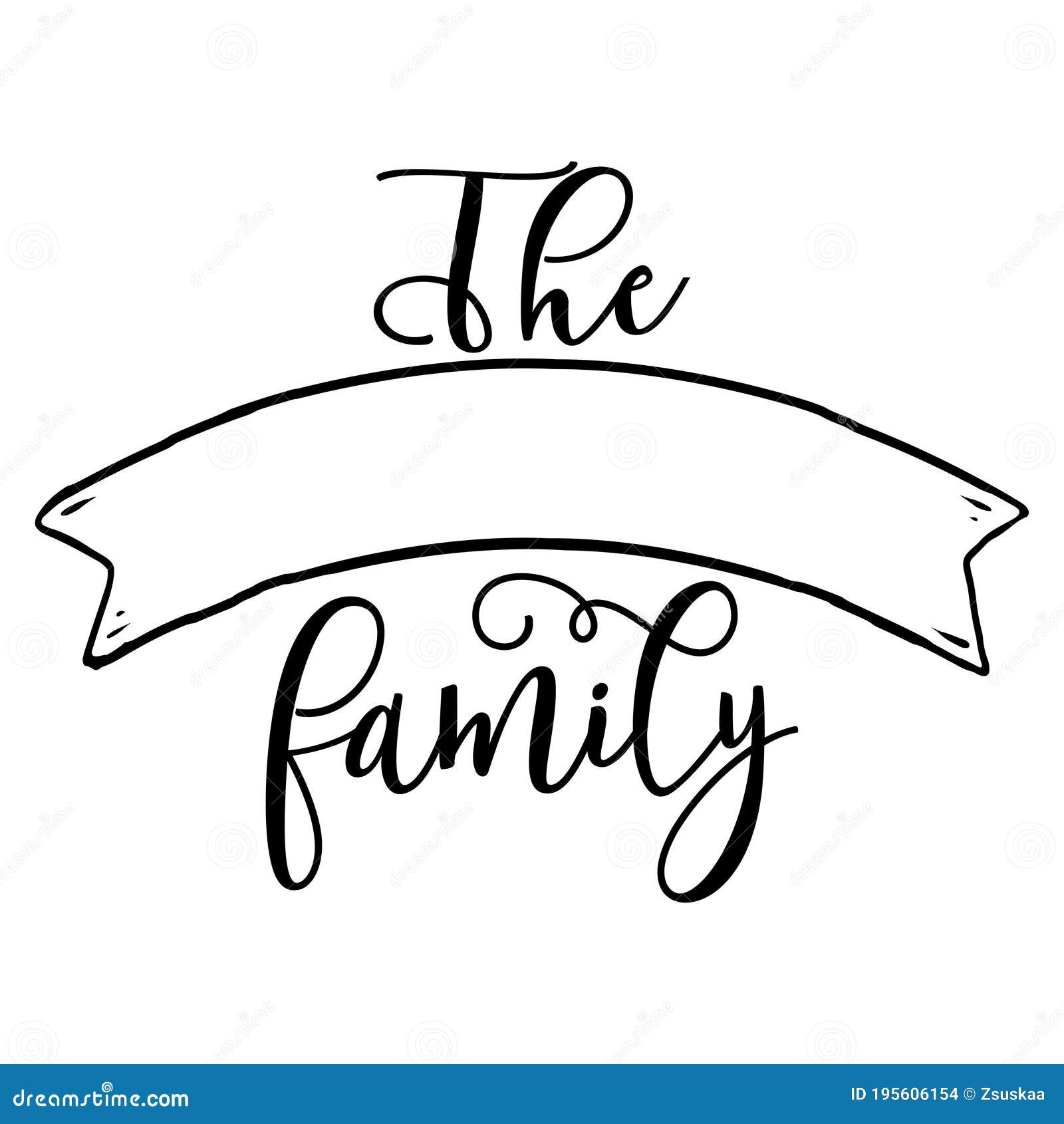 The Xy Family - Word with Free Space for Last Name or Surname Stock ...