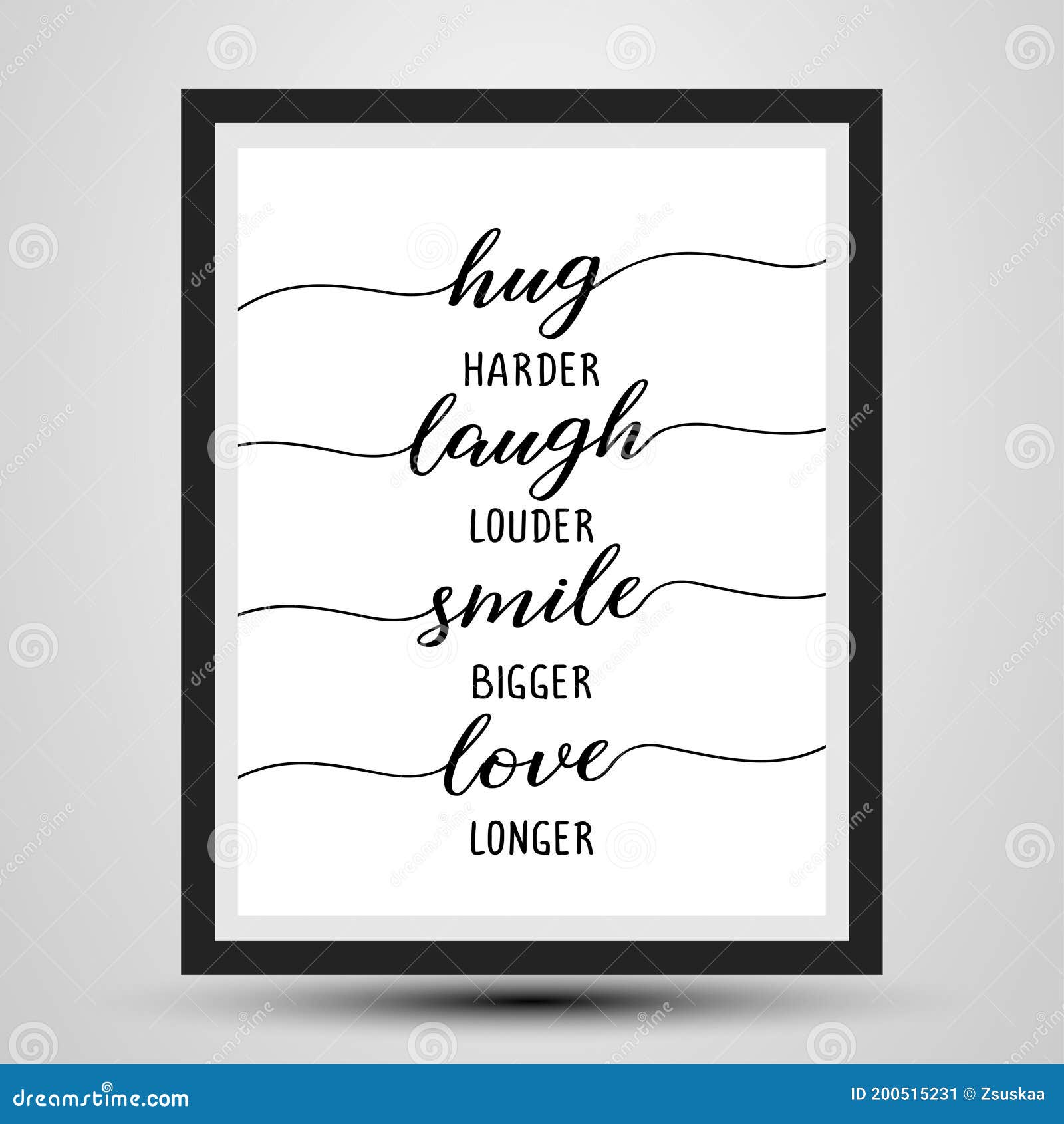Laugh Louder Lettering Vector Illustration | CartoonDealer.com #165683558
