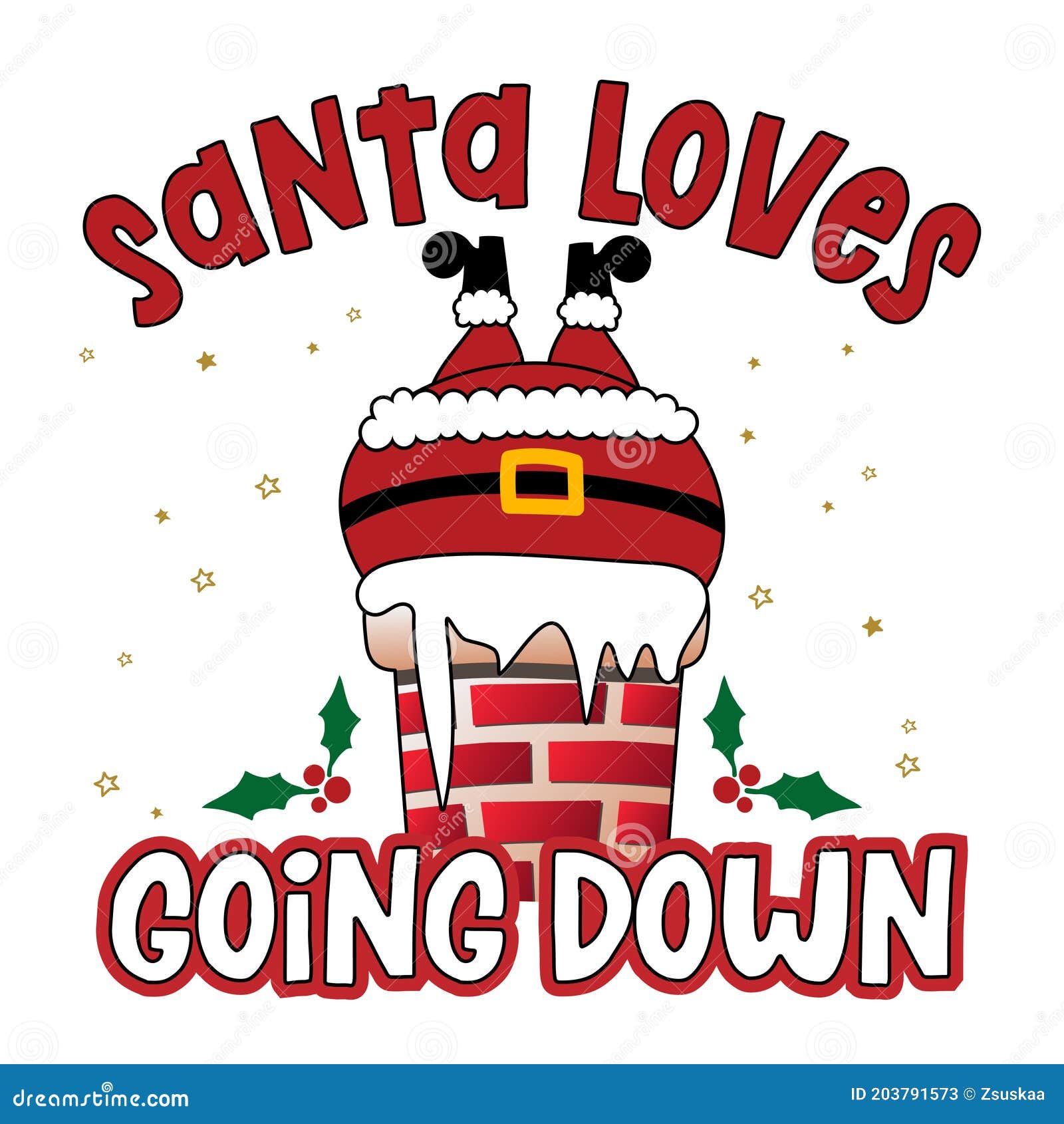 Santa Loves Going Down - Santa To Creep Out Friends and Family this ...