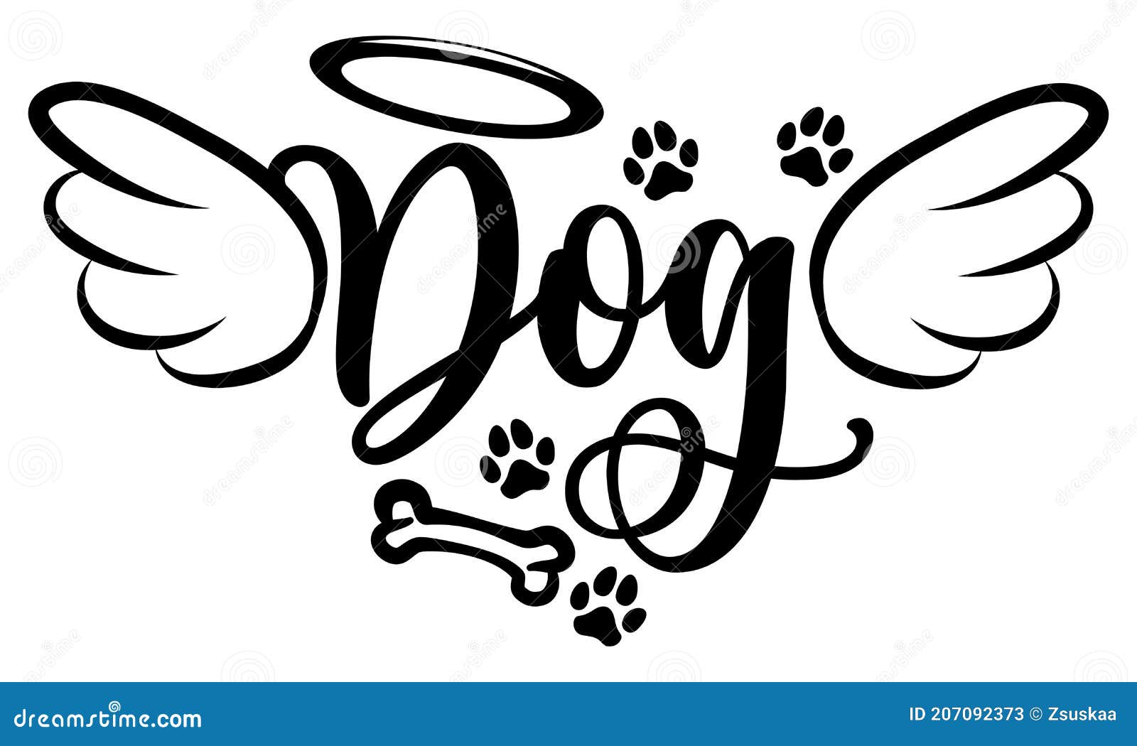 Angel Dog Stock Illustrations – 647 Angel Dog Stock Illustrations ...