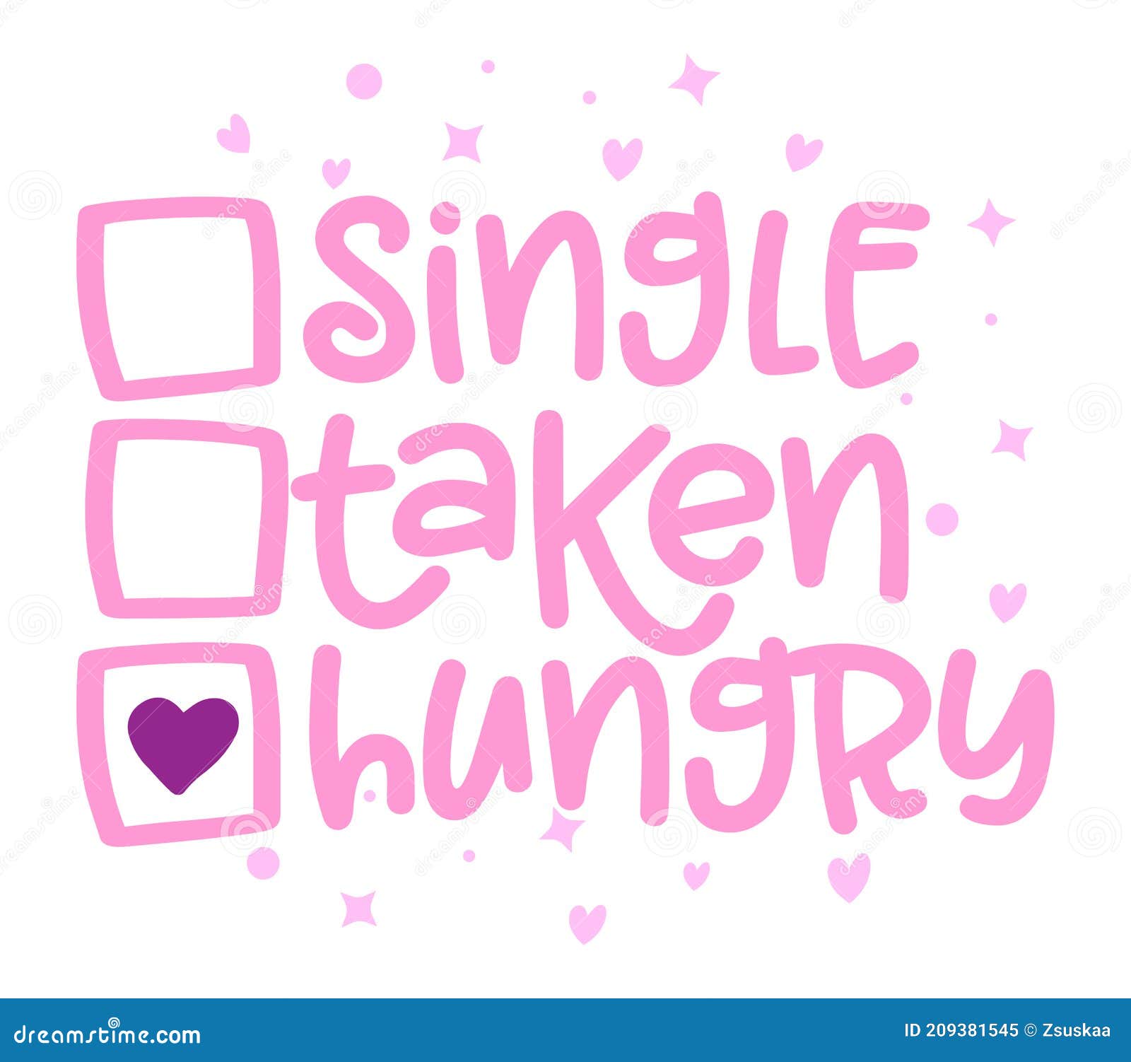 Taken Relationship Status, Banner, Poster And Sticker Stock Photography ...