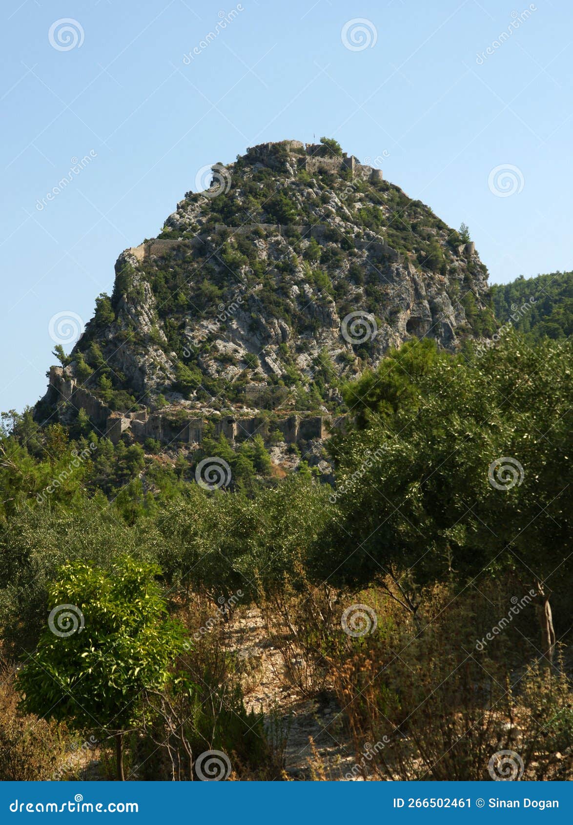Alara Castle - Antalya stock image. Image of historical - 266502461