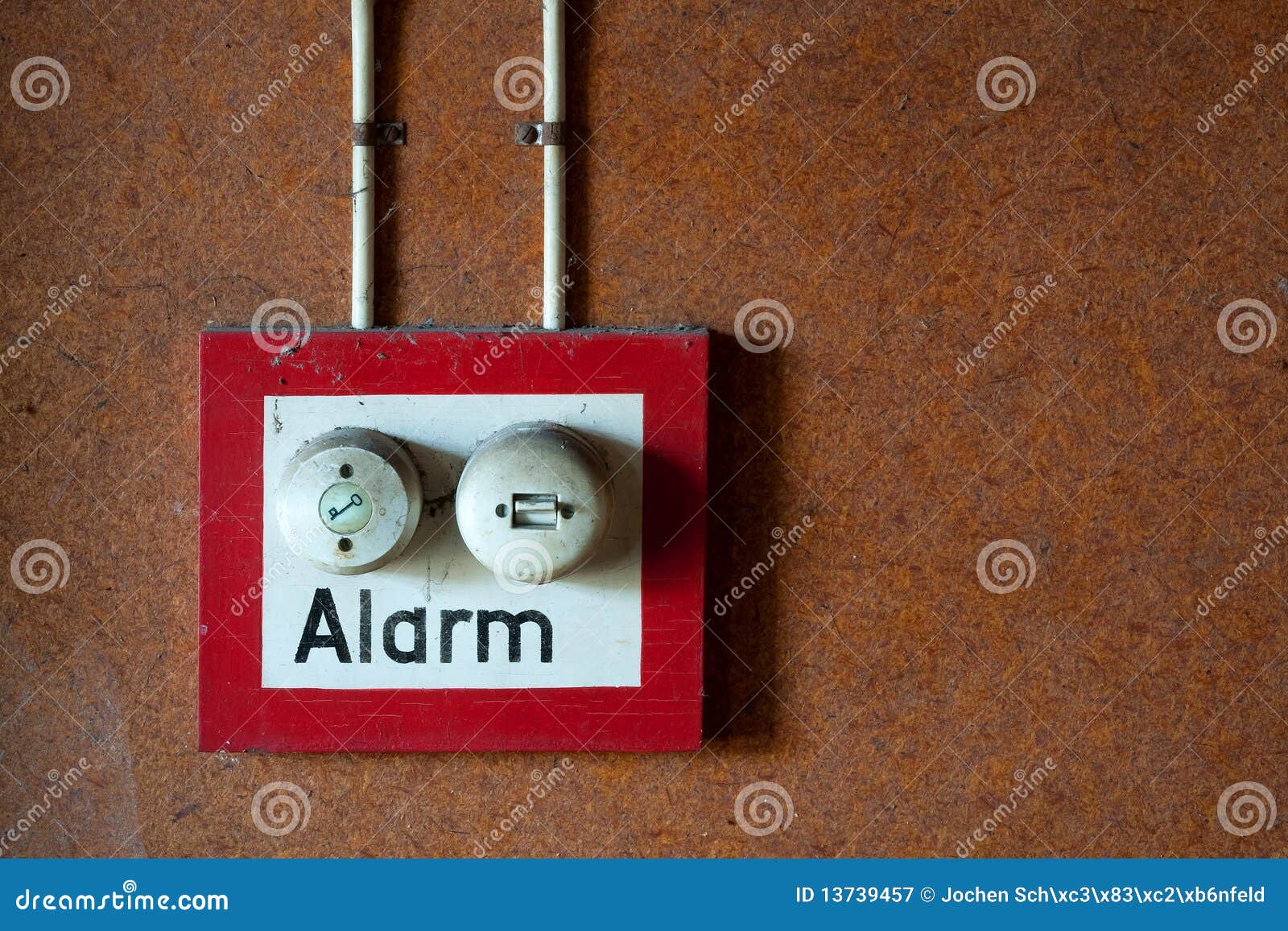 Alarm button stock image. Image of tone, button, wood - 13739457